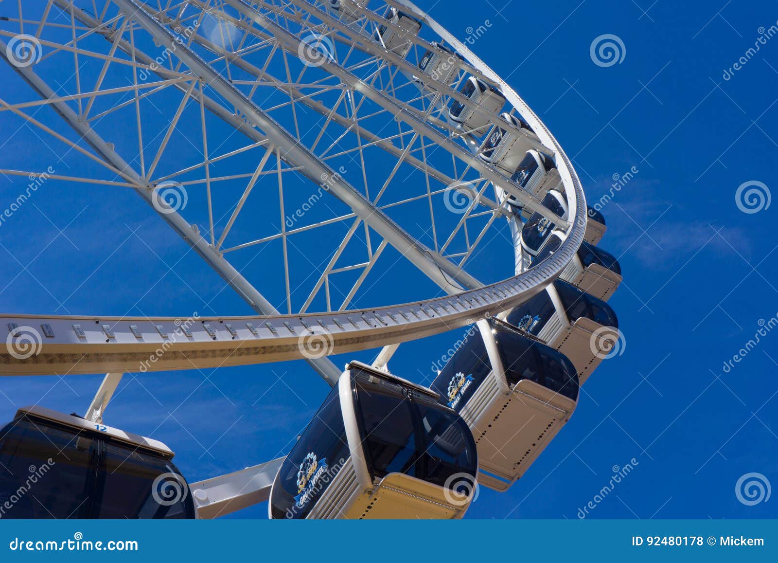 Big Ferris Wheel editorial stock photo. Image of safe - 92480178