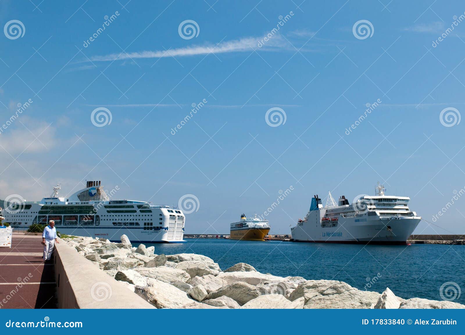 Big Ferrys in Port of Bastia Editorial Image - Image of dockside, ferry ...