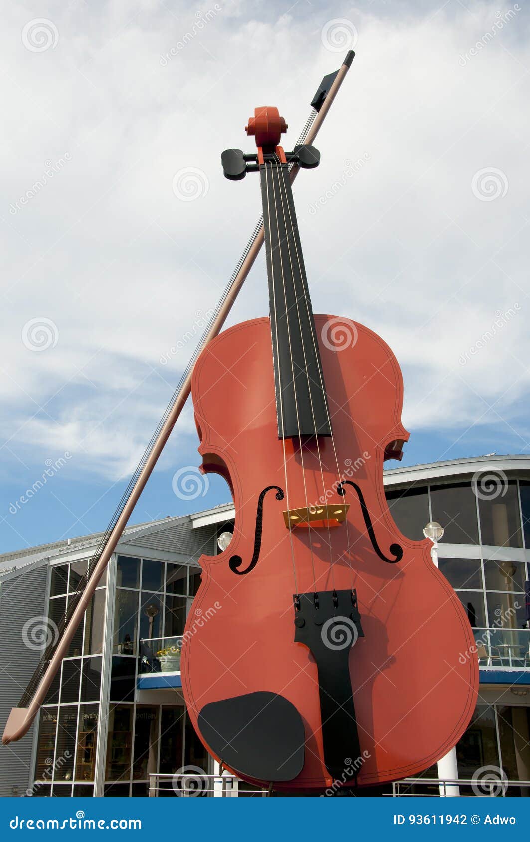 The Big Fiddle - Sydney - Nova Scotia Editorial Photography - Image of ...