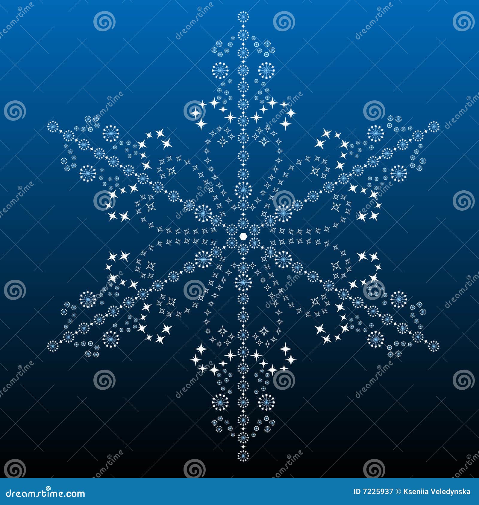 Big Filigree Detailed Snowflake Stock Vector - Illustration of artwork ...