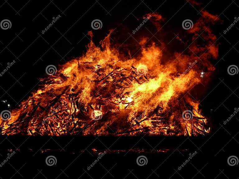 Big fire stock photo. Image of fire, firemen, team, burn - 4846476