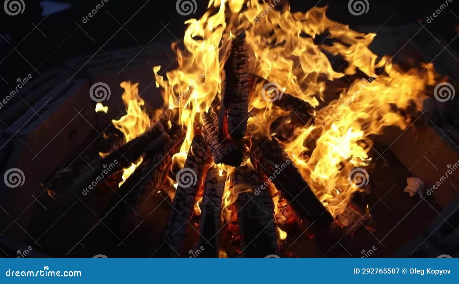 Big fire. Flame of Fire stock video. Video of background - 292765507