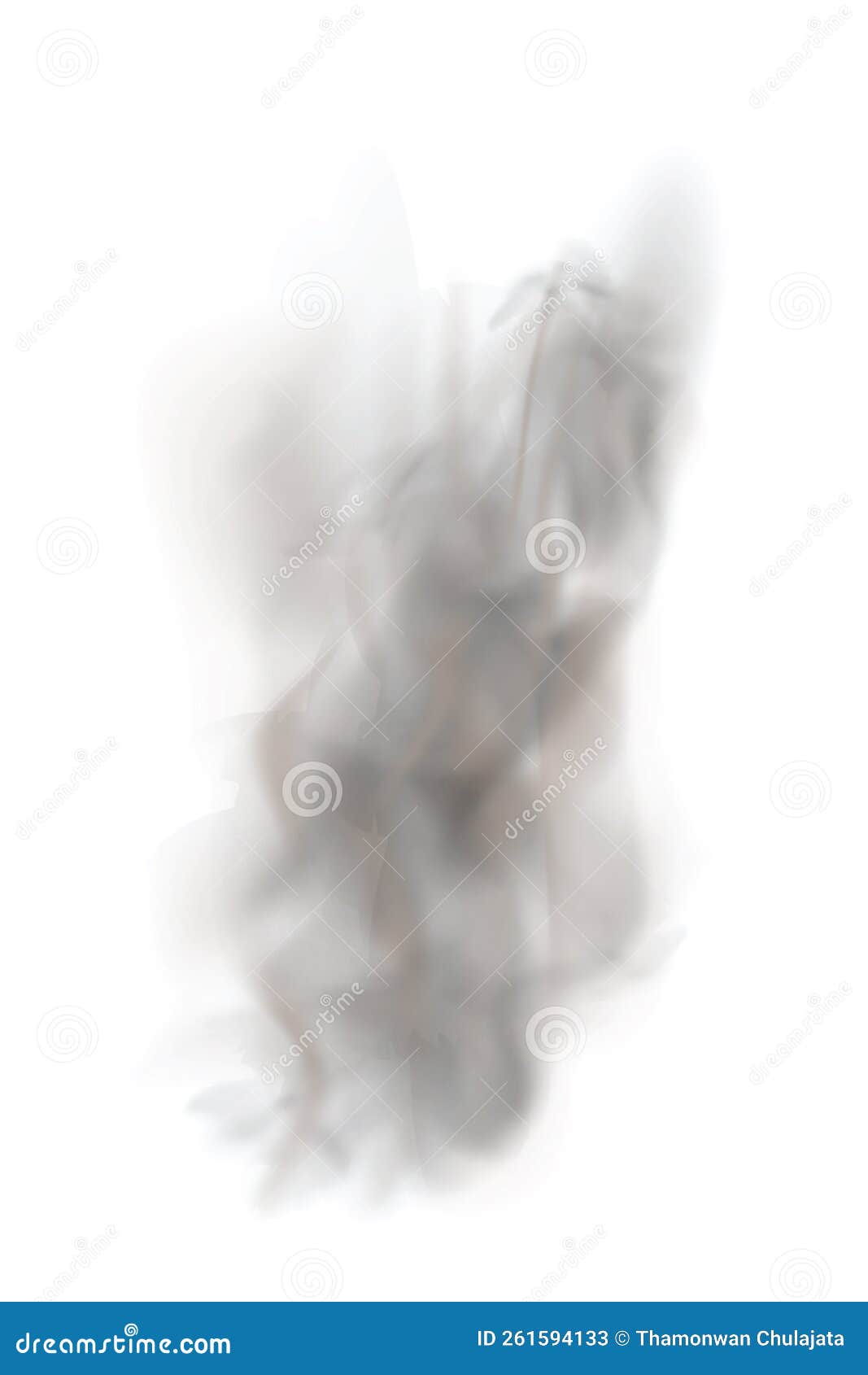 Big fire smoke stock vector. Illustration of flow, emergency - 261594133