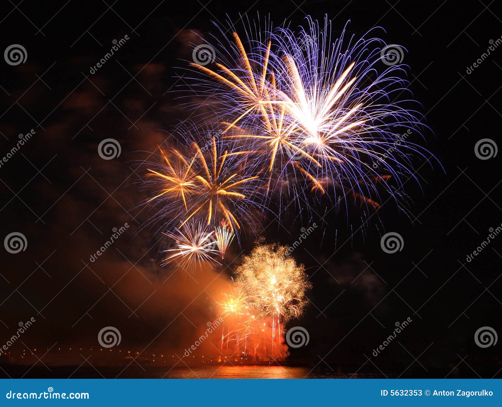 Big firework stock image. Image of spark, light, july - 5632353