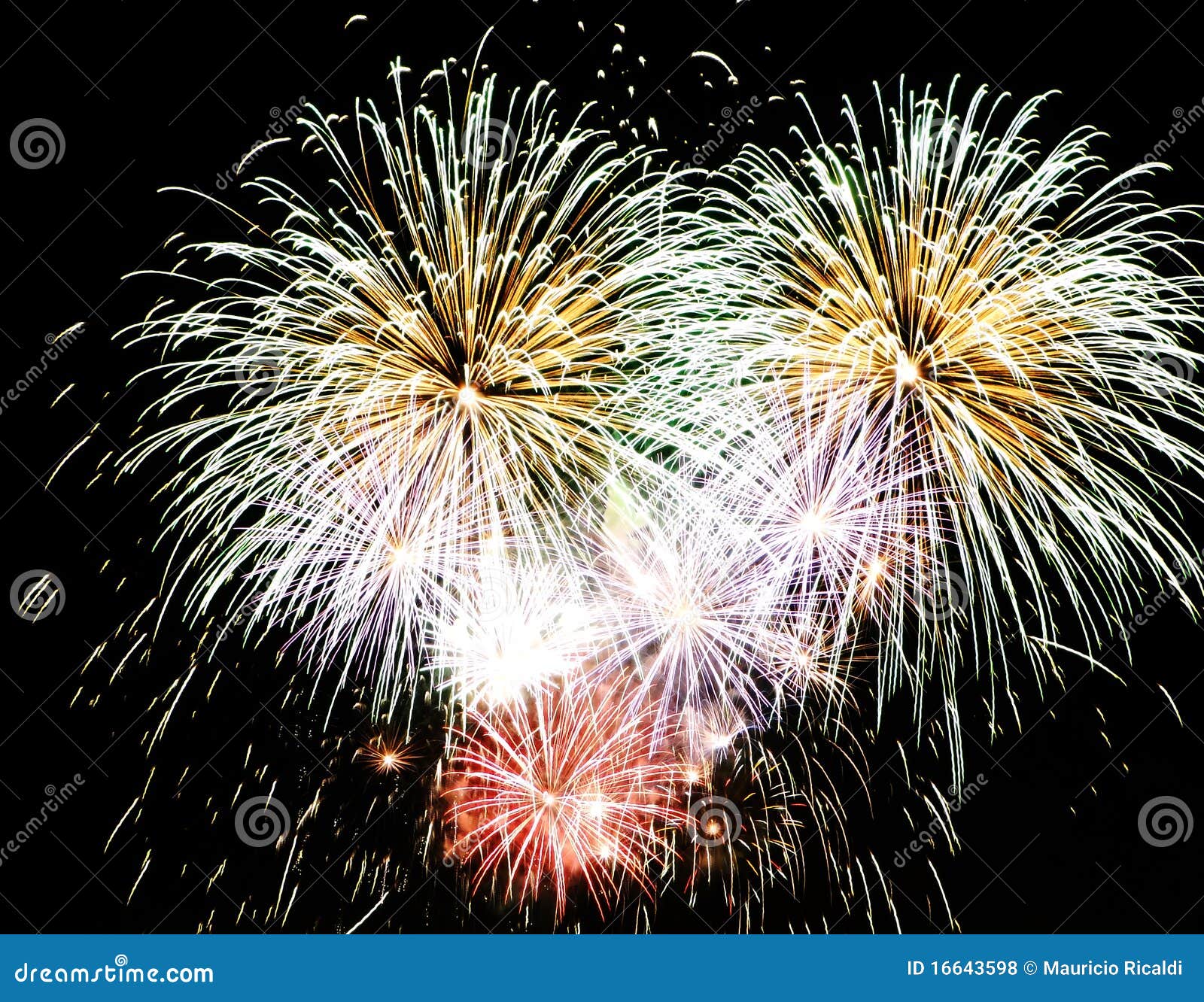 Big fireworks stock photo. Image of anniversary, festive - 16643598