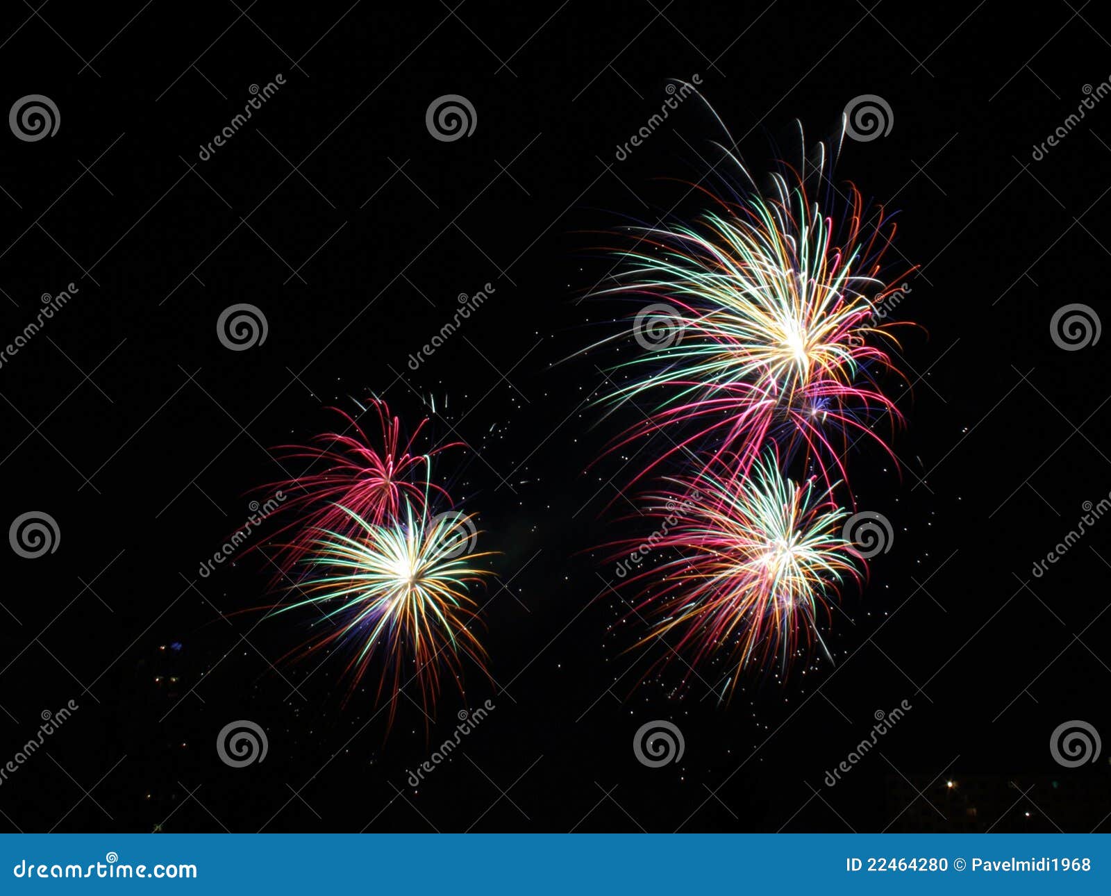 Big Fireworks stock photo. Image of festive, holiday - 22464280
