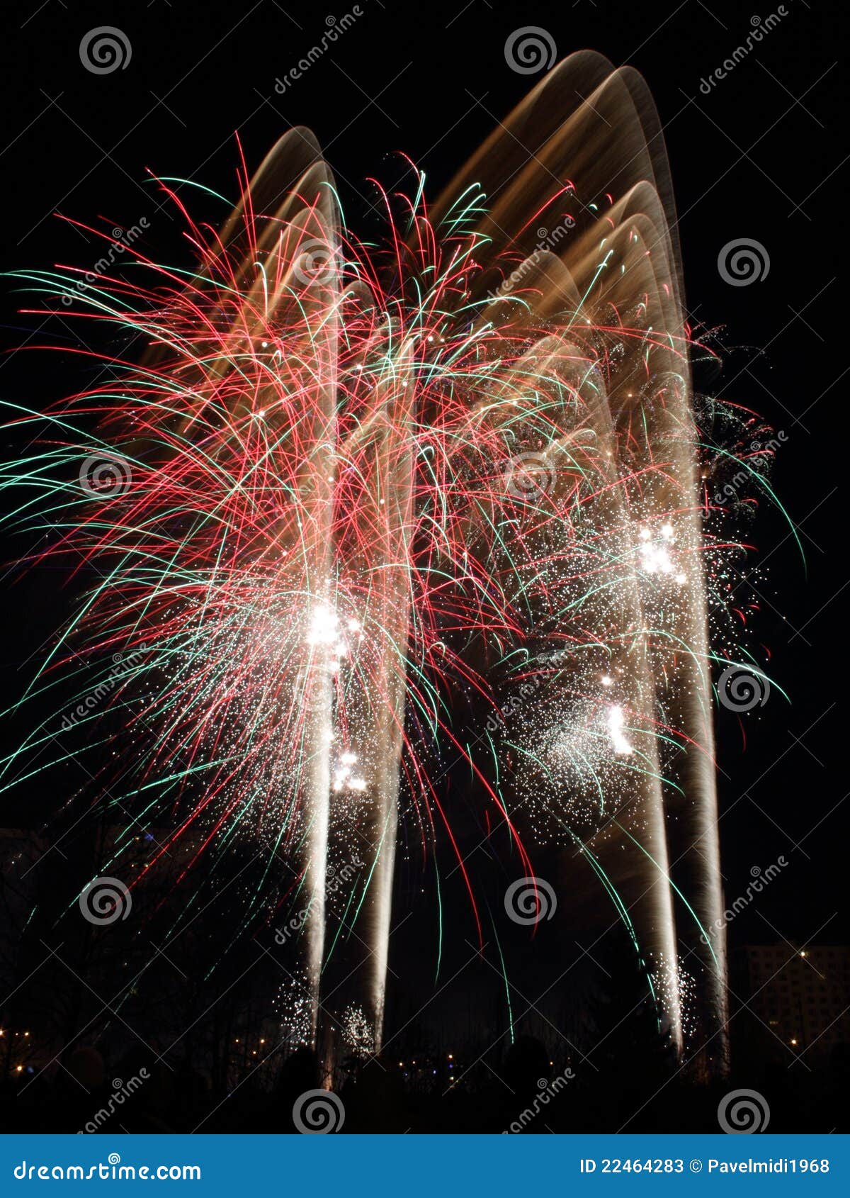 Big Fireworks stock image. Image of night, celebration - 22464283