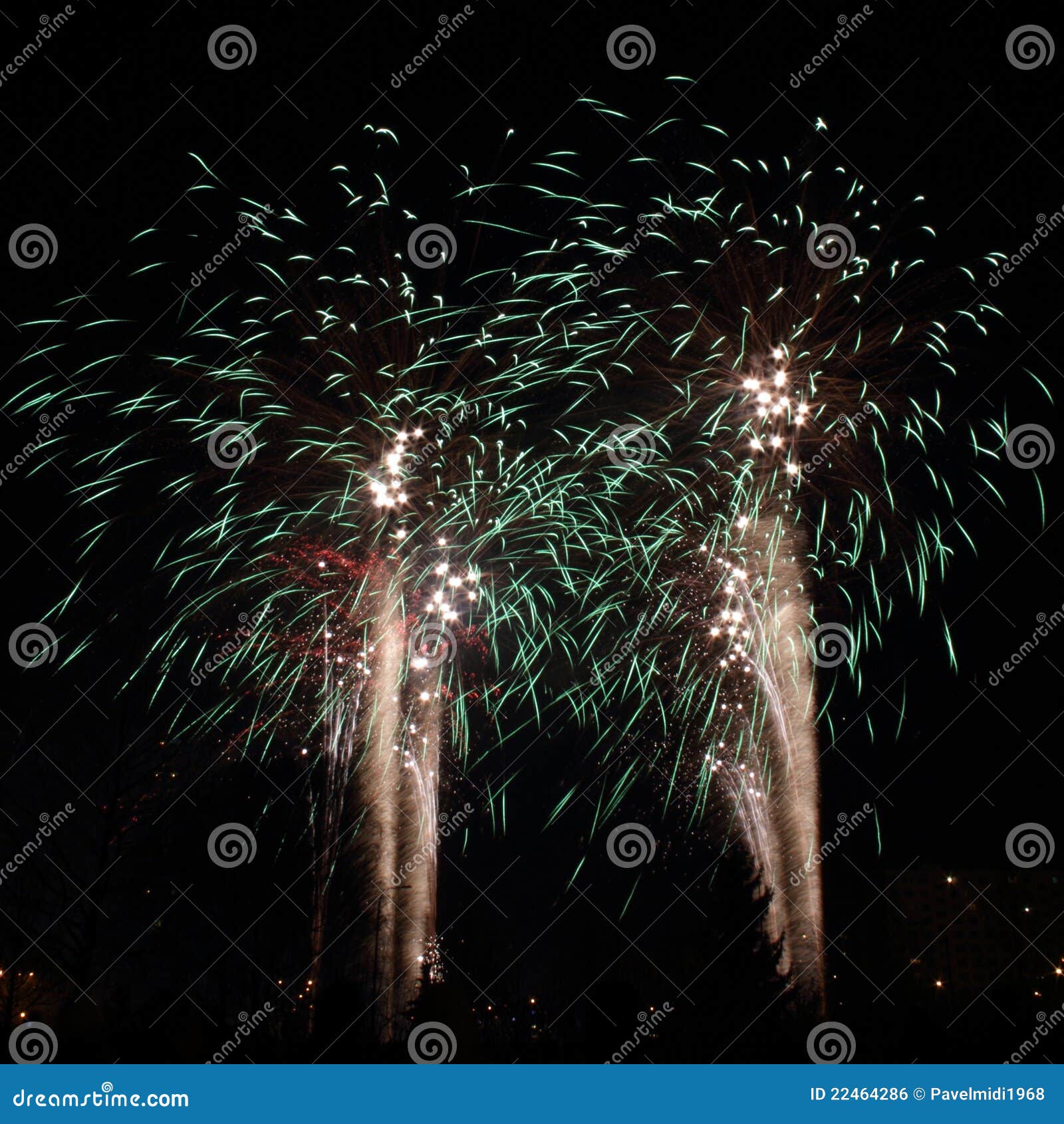 Big Fireworks stock photo. Image of star, colors, pyrotechnics - 22464286