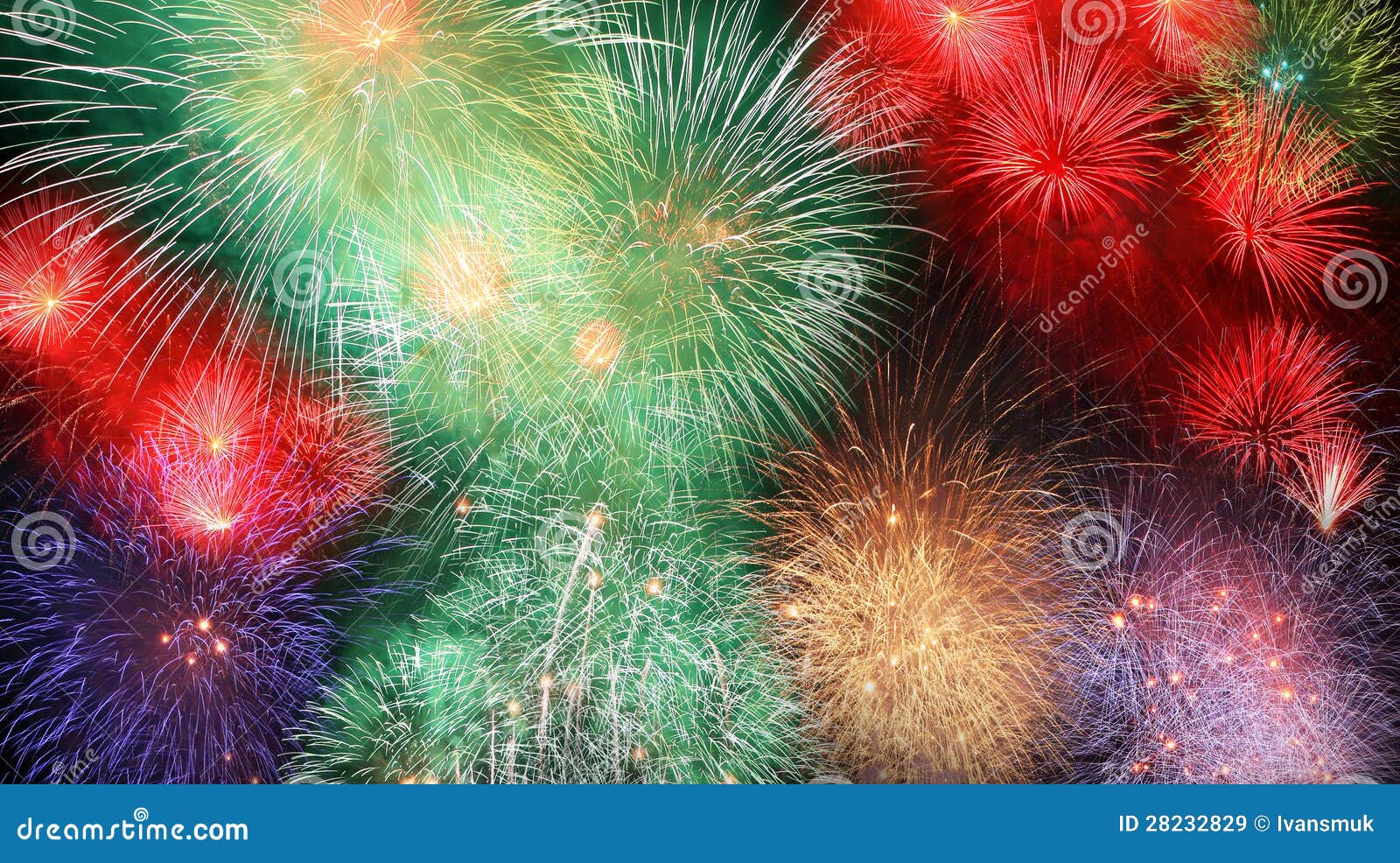 Big fireworks stock image. Image of colors, cheerful - 28232829