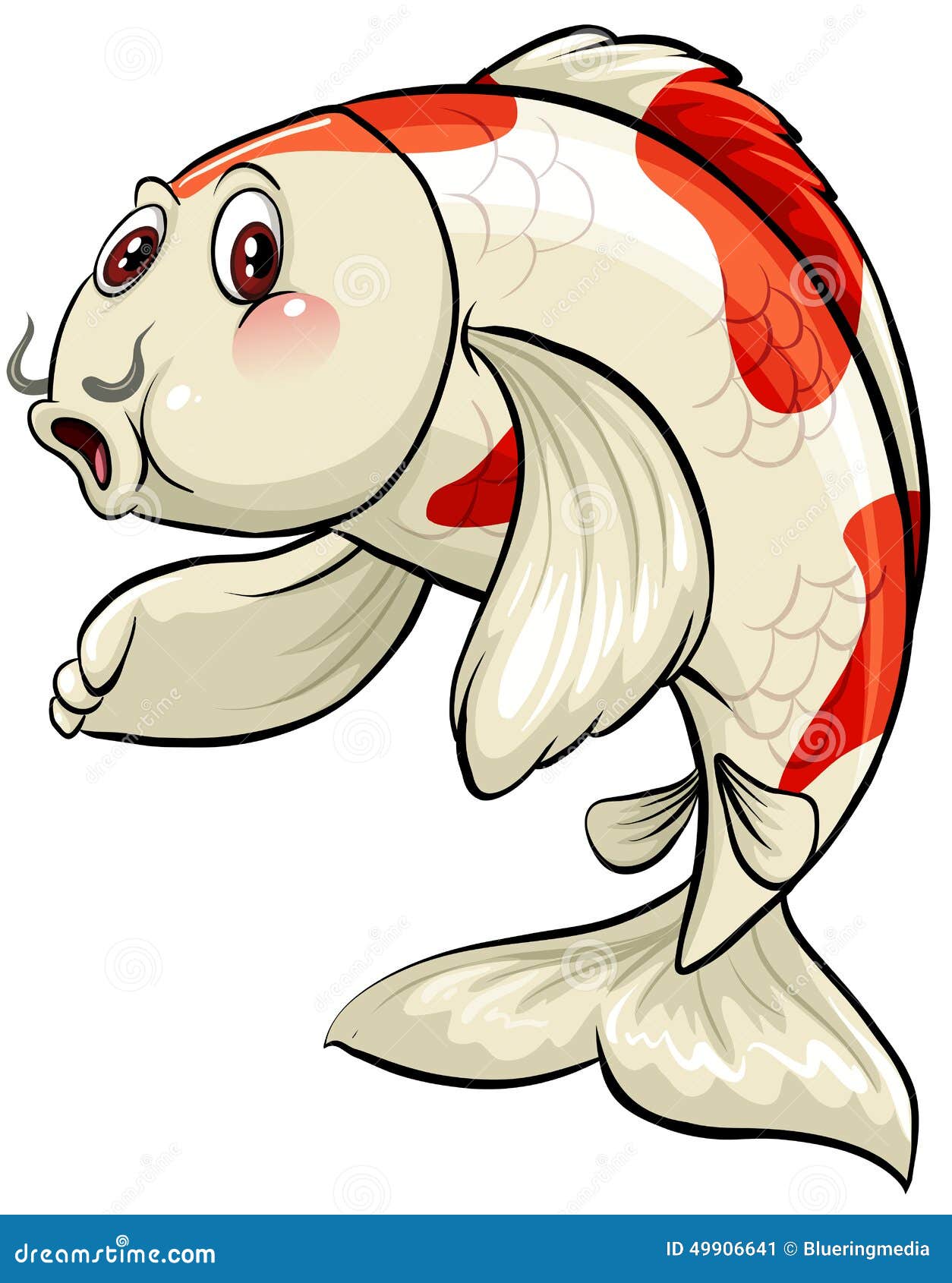 A big fish stock vector. Illustration of blooded, living - 49906641