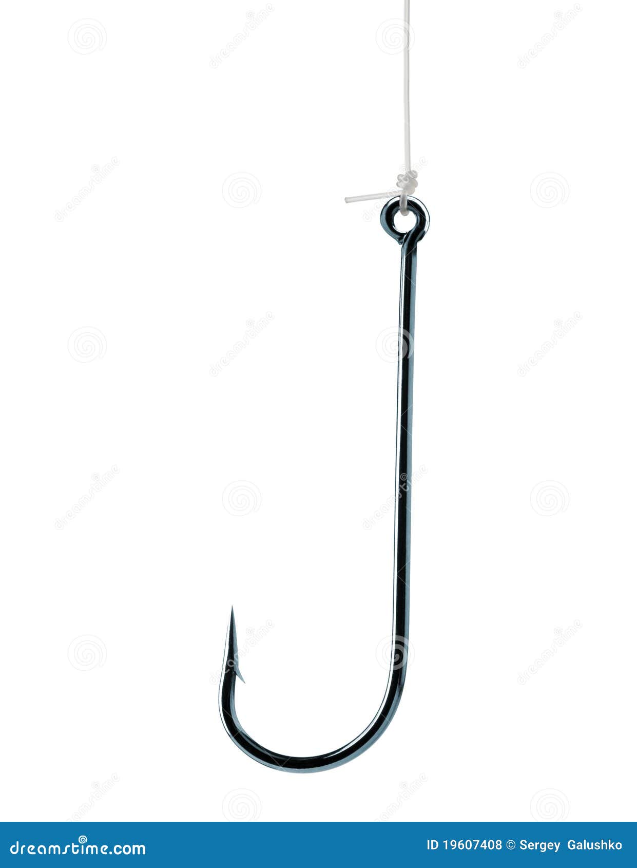 Big fishing hook stock photo. Image of tackle, colorful - 19607408