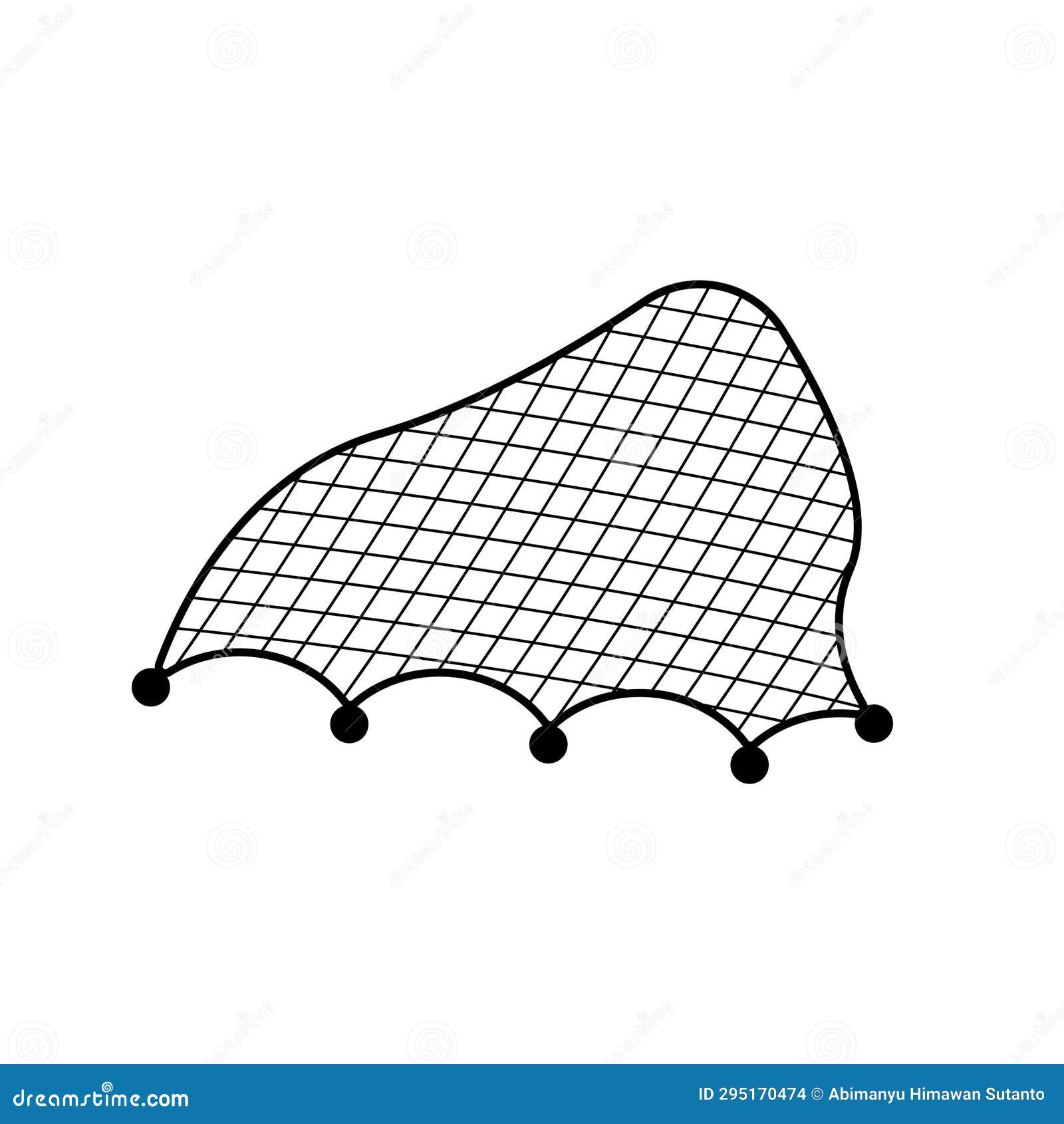 Big Fishing Net Icon Vector Stock Vector - Illustration of sign, fish ...