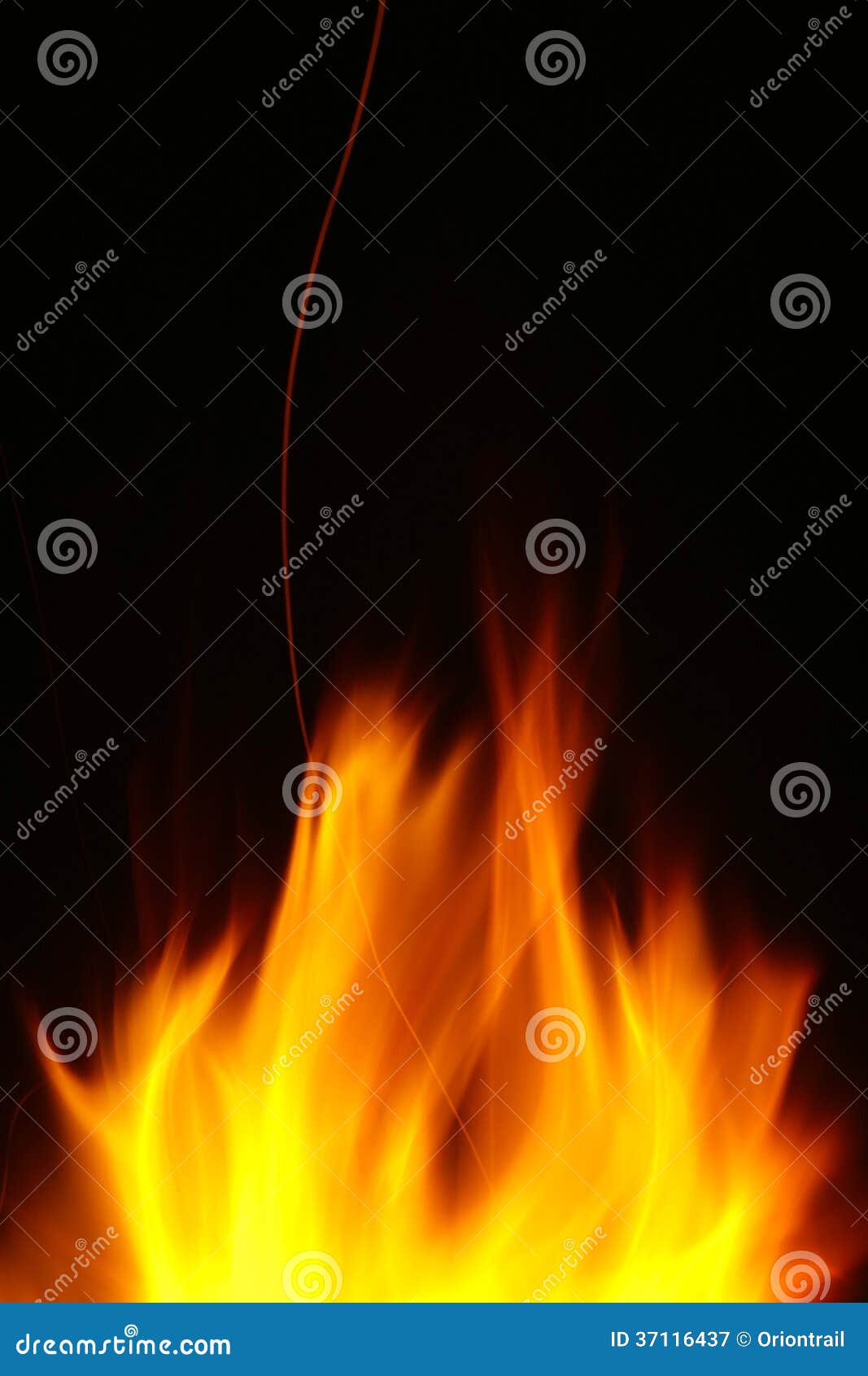 Big flame at night stock image. Image of fireplace, abstract - 37116437