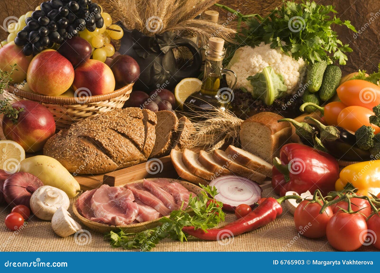 Big food still-life stock image. Image of groceries, healthy - 6765903