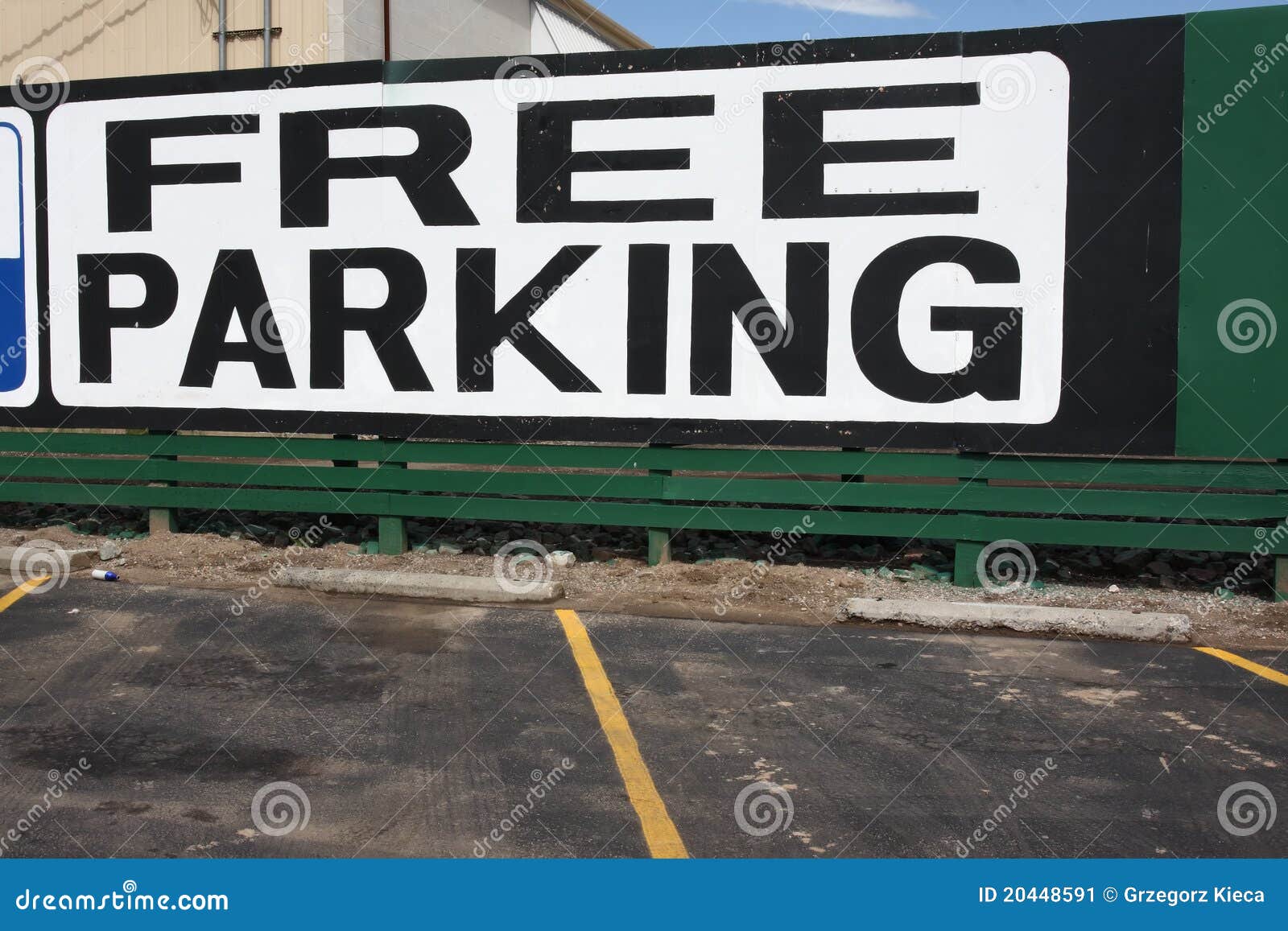 A Free Parking Royalty-Free Stock Image | CartoonDealer.com #100111306