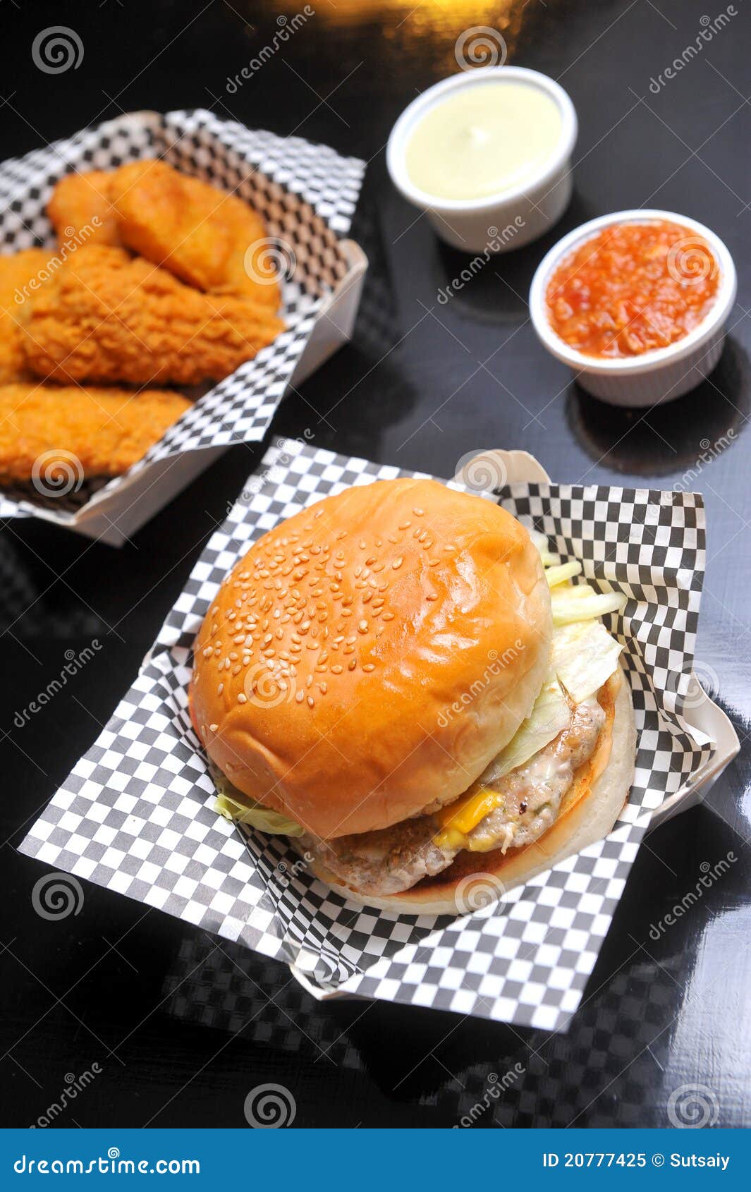 Big Fresh Delicious Homemade Stock Image - Image of cooked, junk: 20777425