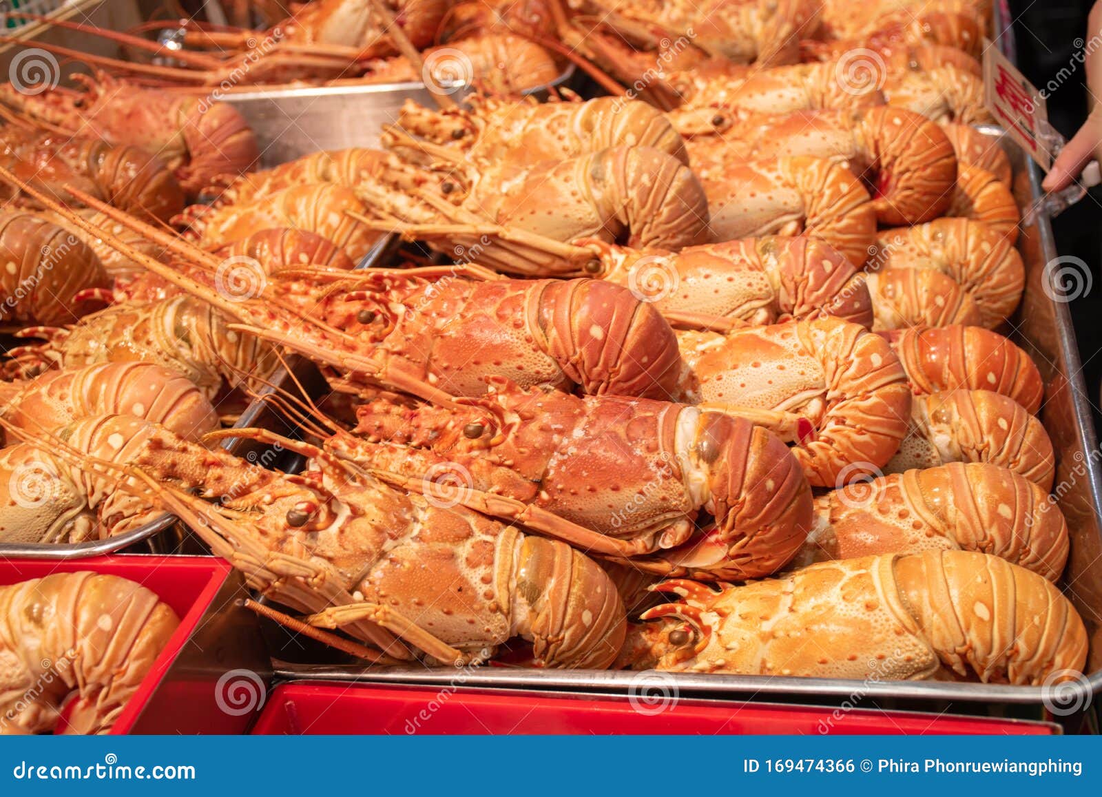 Big Fresh Lobster in the Fresh Market Stock Photo - Image of meat, dish ...