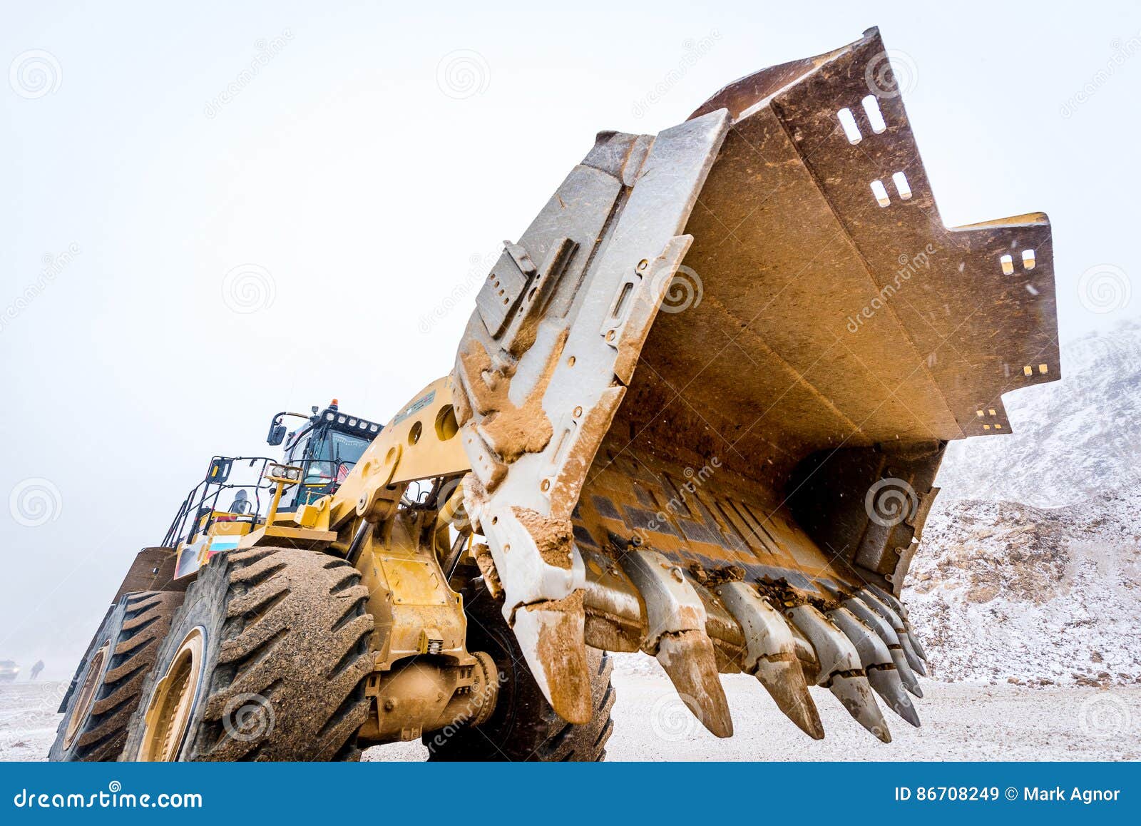 Big front loader stock image. Image of outdoor, mining - 86708249