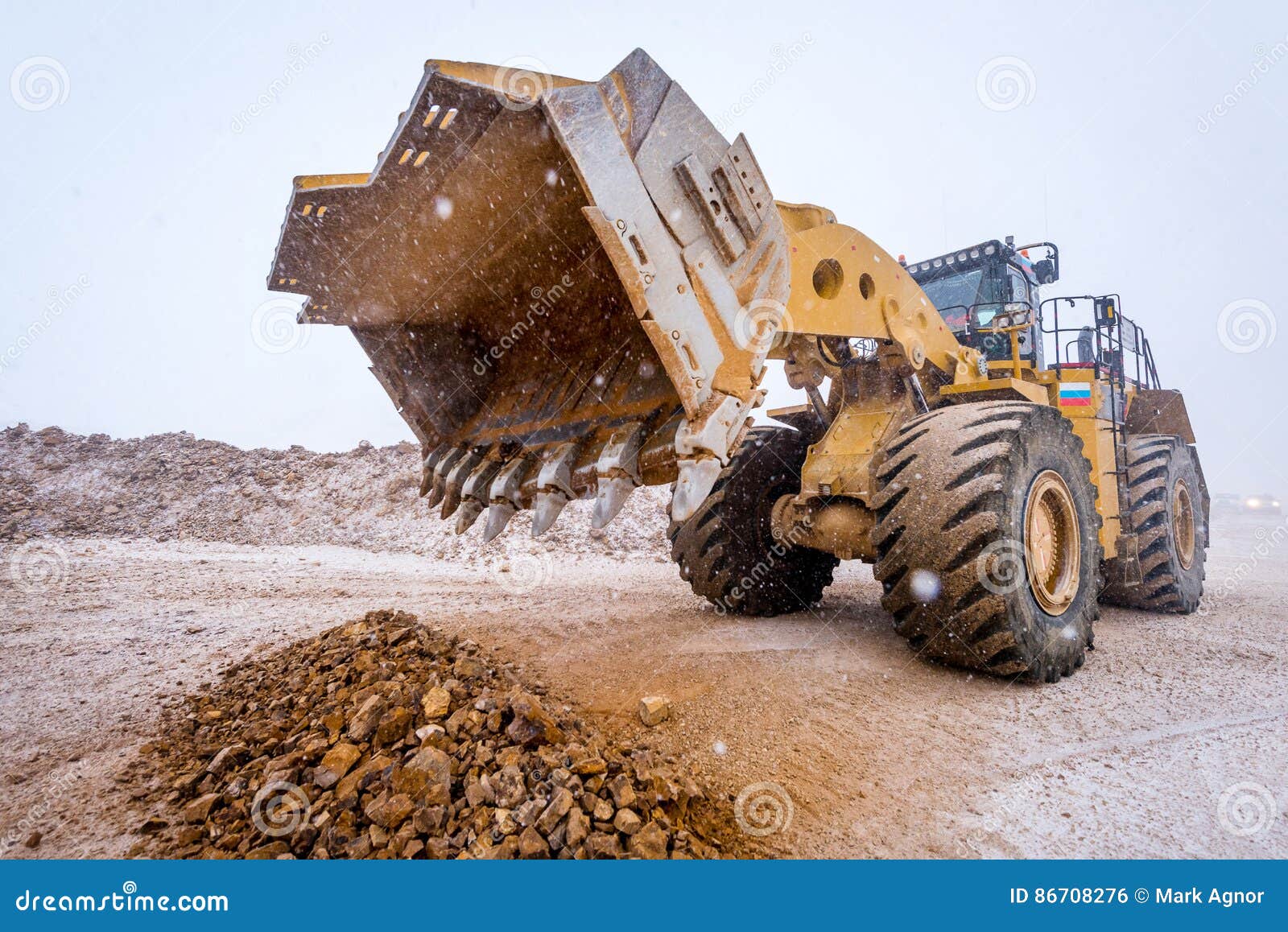 Big front loader stock photo. Image of action, earth - 86708276