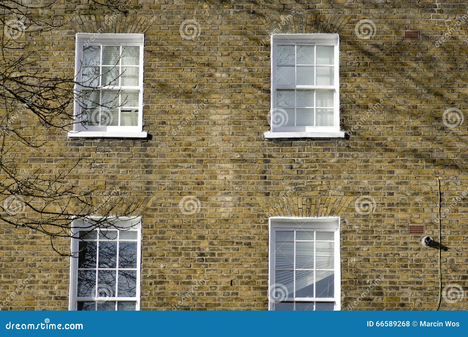 Big Front Windows in Islington London UK Stock Photo - Image of ...