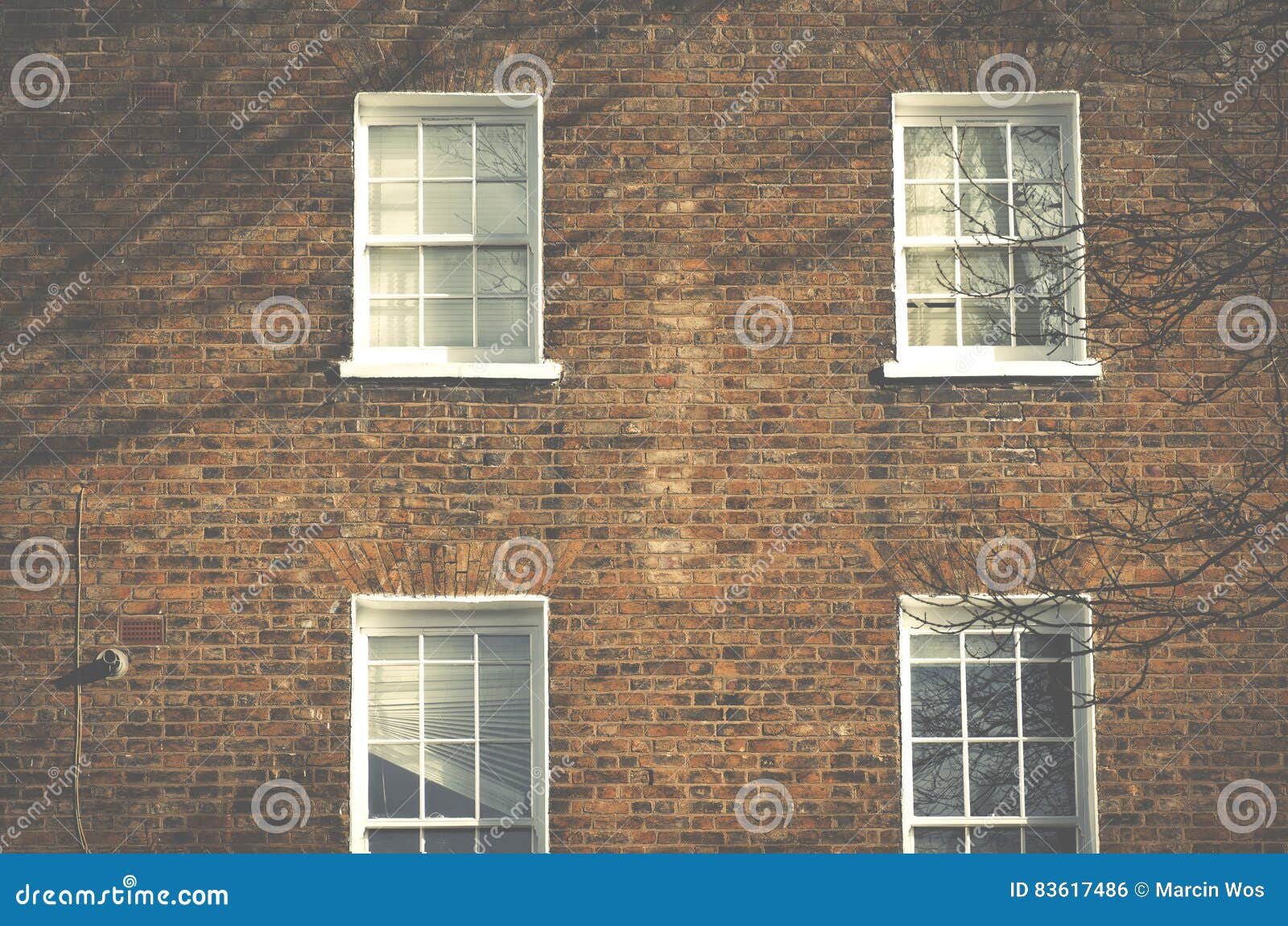 Big Front Windows in Islington London UK Stock Photo - Image of front ...