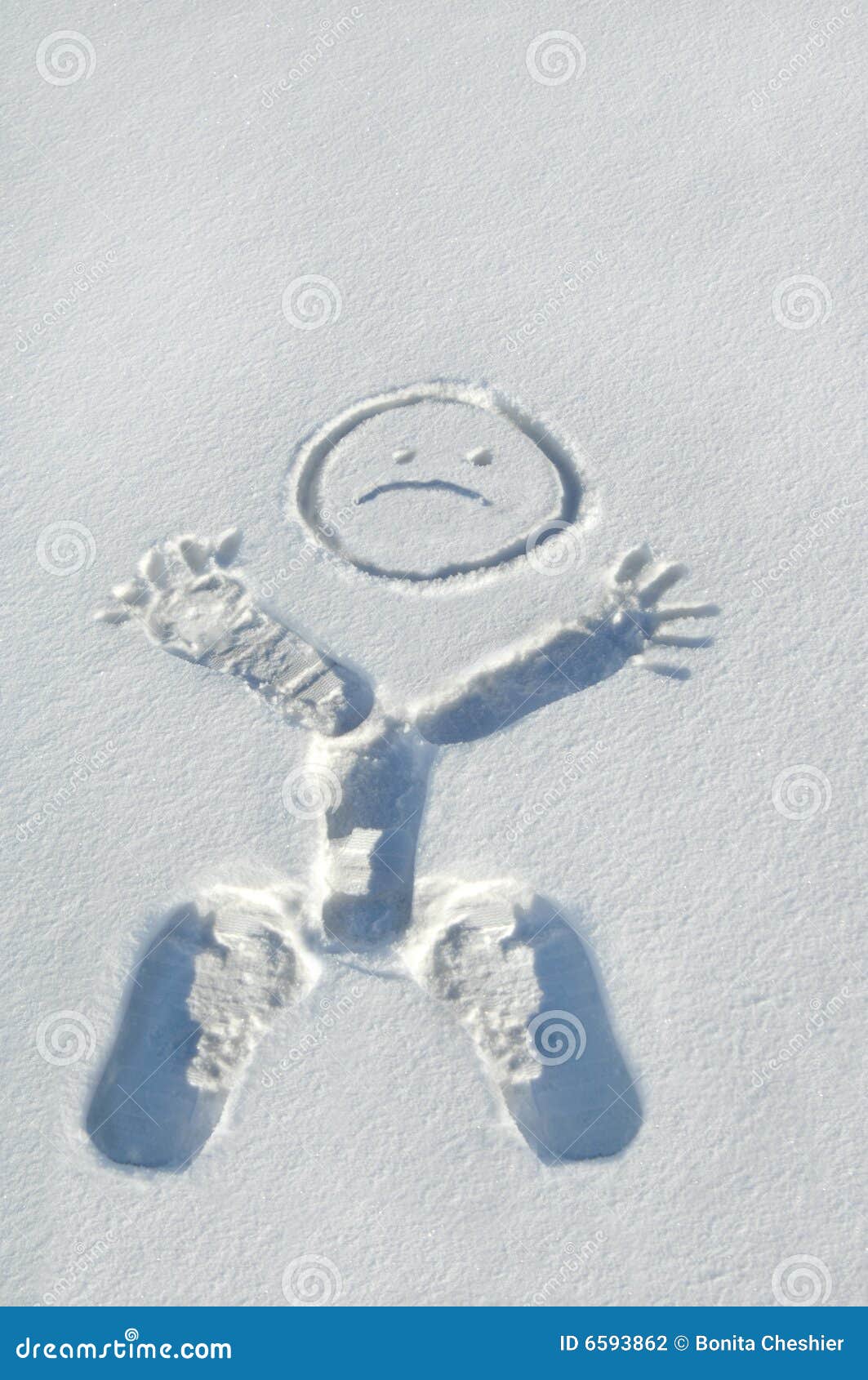 Big Frown on Cold Day stock photo. Image of freezing, hands - 6593862