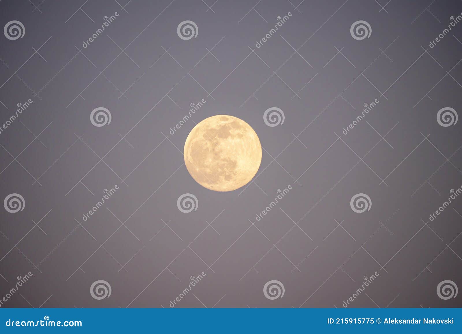 Big full moon at clear sky stock image. Image of full - 215915775