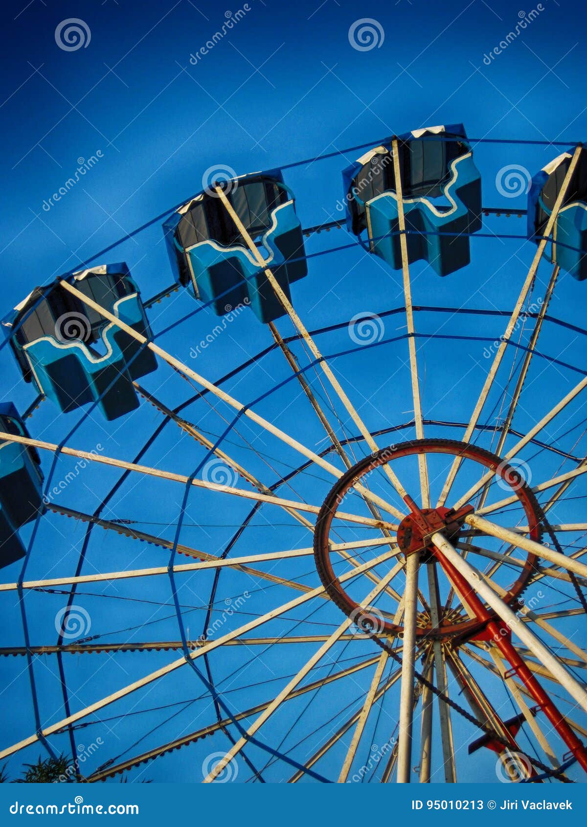 Big fun wheel stock image. Image of fairground, ferris - 95010213