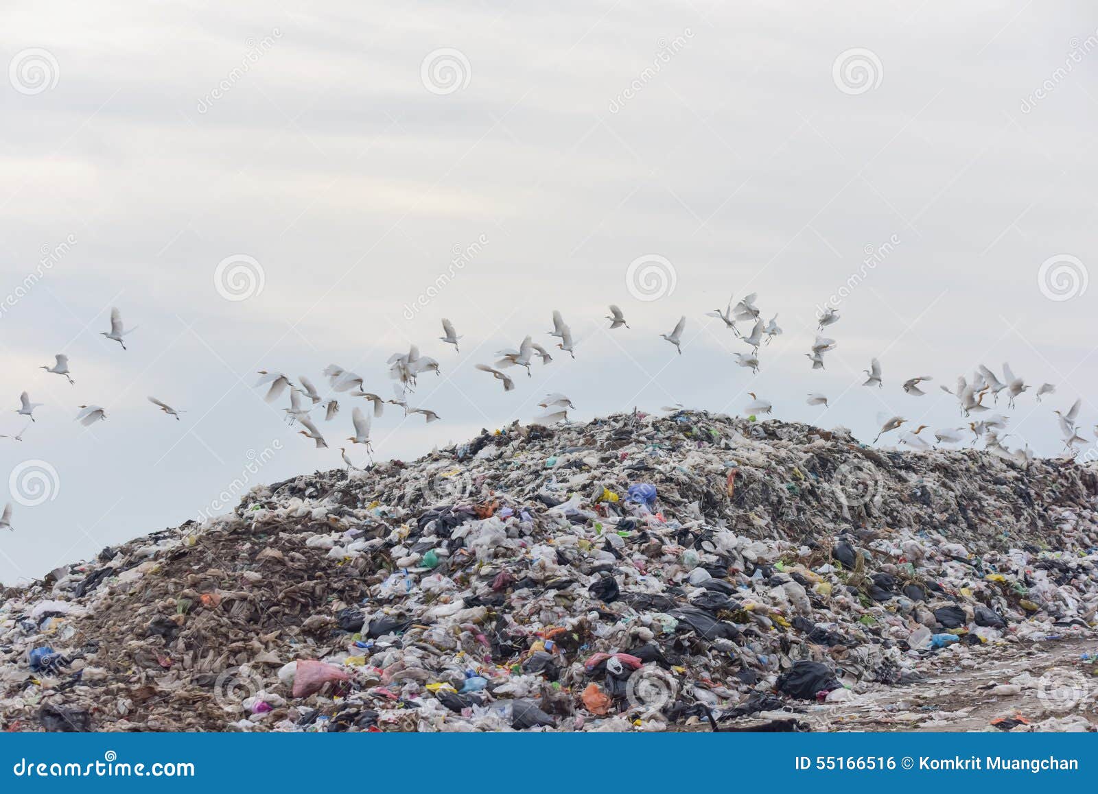 Big garbage heap stock photo. Image of dump, trash, recycle - 55166516