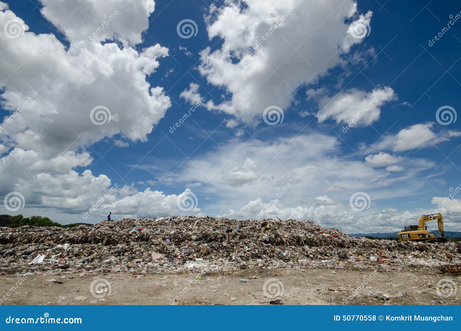 Big garbage heap editorial stock photo. Image of litter - 50770558