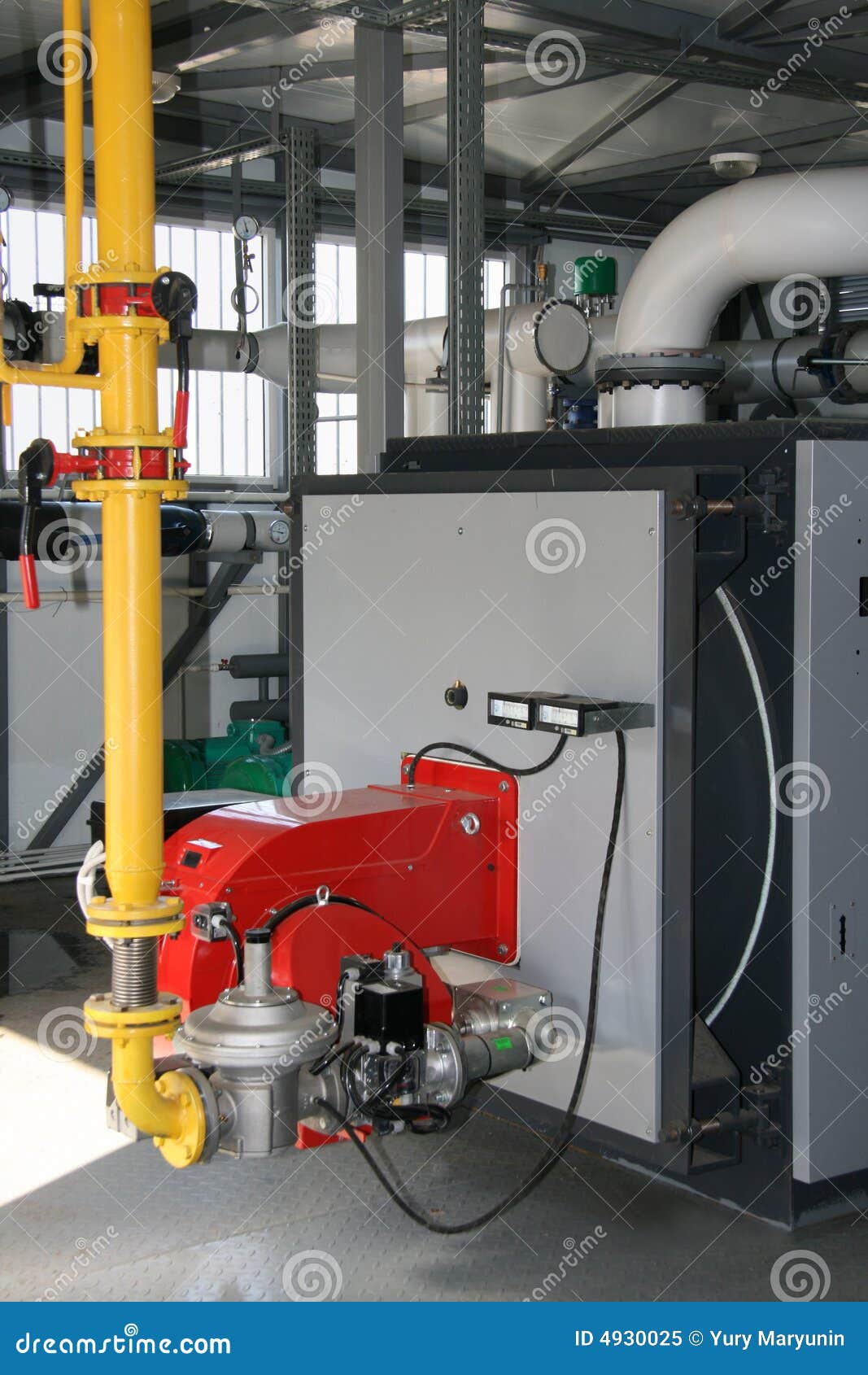 The big gas boiler stock image. Image of industry, equipment - 4930025