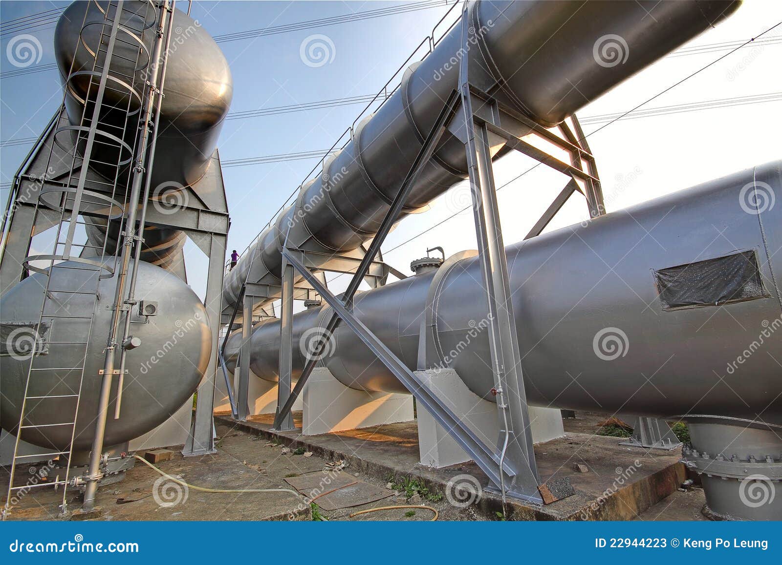 Big gas container stock image. Image of fuel, industrial - 22944223