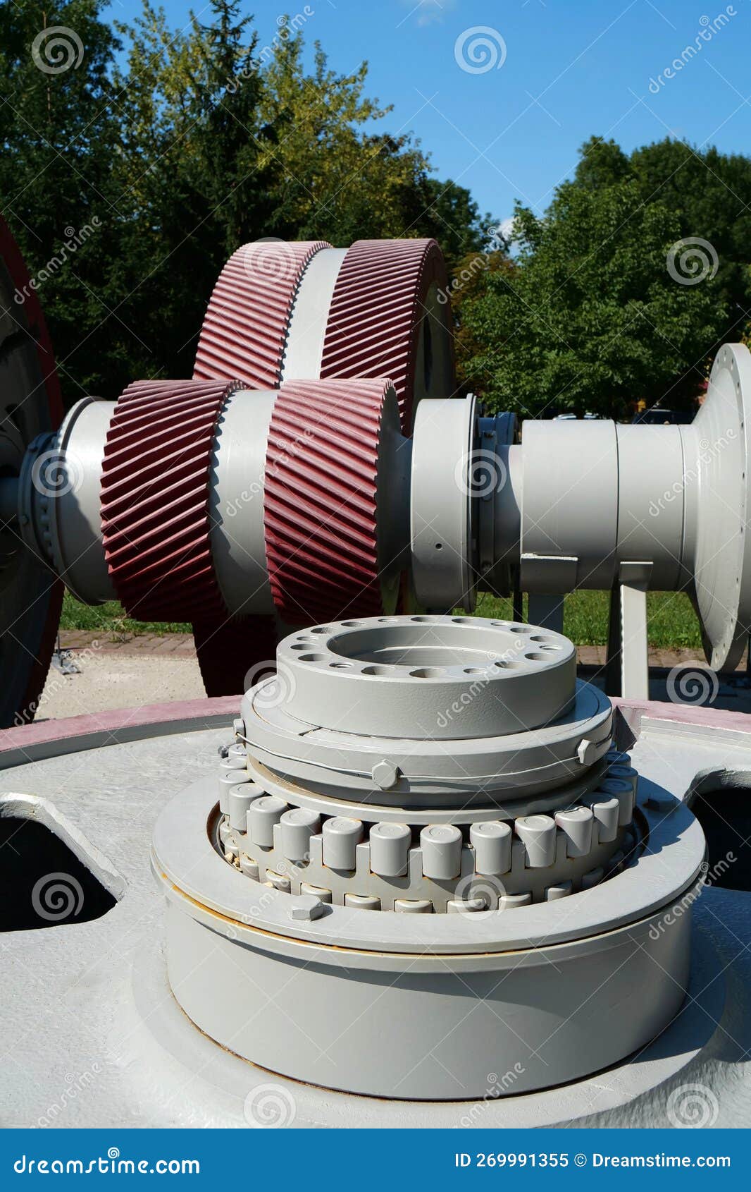 Big Gear Reducers, Reduction Gear Stock Image - Image of electric ...