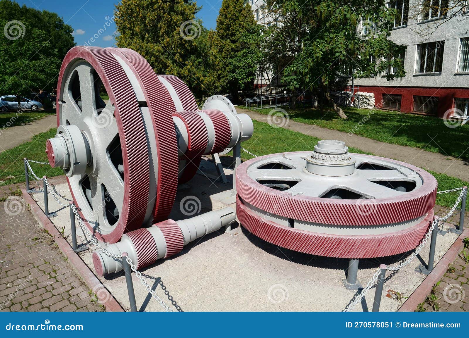 Big Gear Reducers, Reduction Gear Stock Image - Image of dual ...