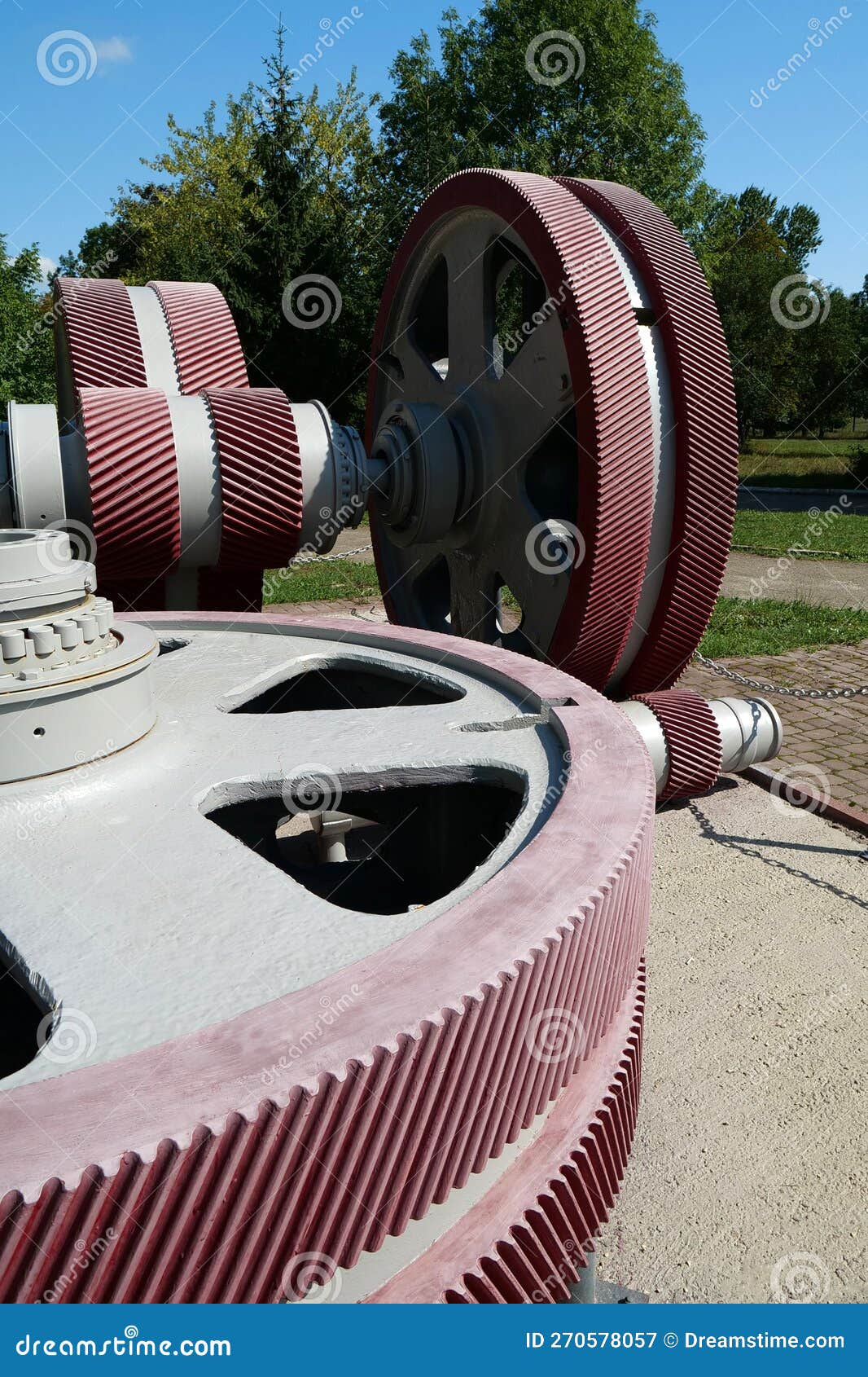 Big Gear Reducers, Reduction Gear Stock Image - Image of machine ...