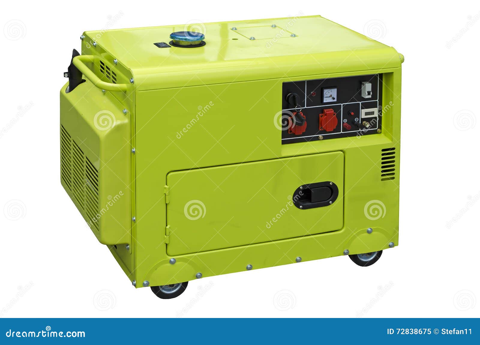 Big generator stock image. Image of autonomous, home - 72838675