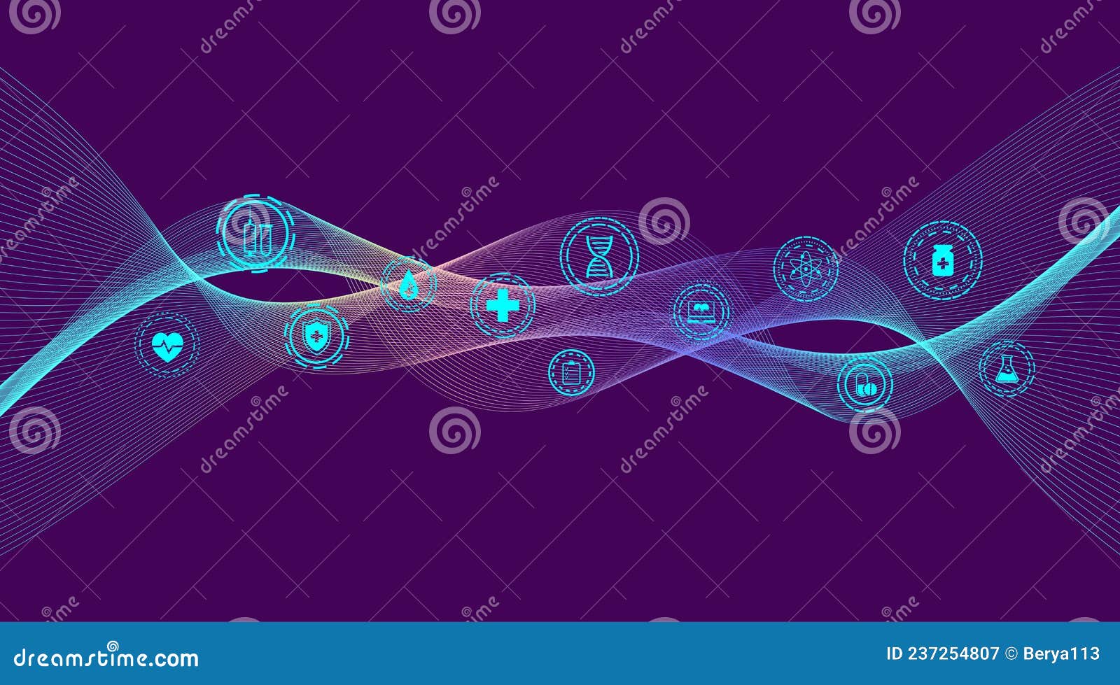 Big Genomic Data Visualization. DNA Helix, DNA Strand, DNA Test ...