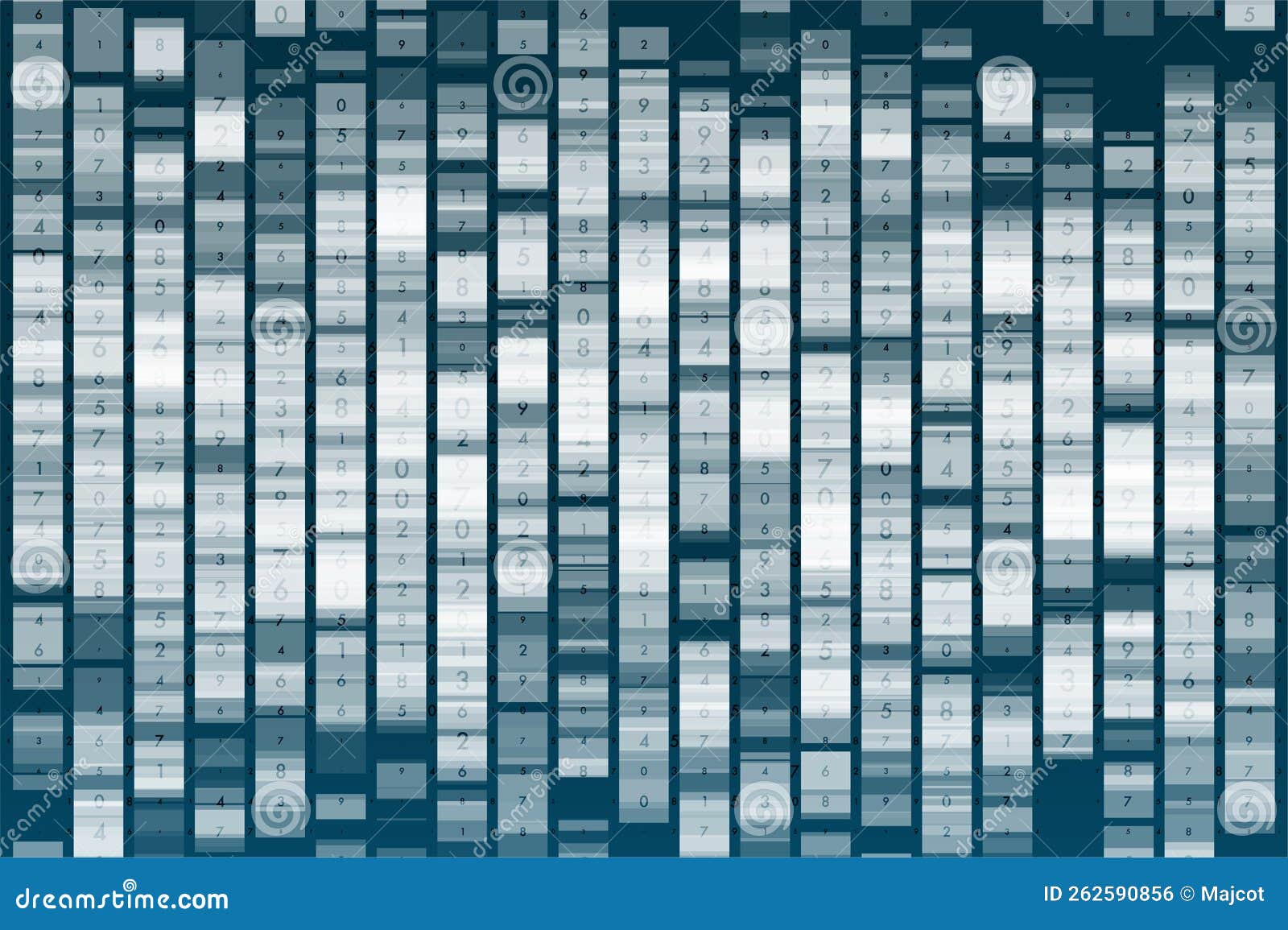 Big Genomic Data Visualization Stock Vector - Illustration of genomic ...