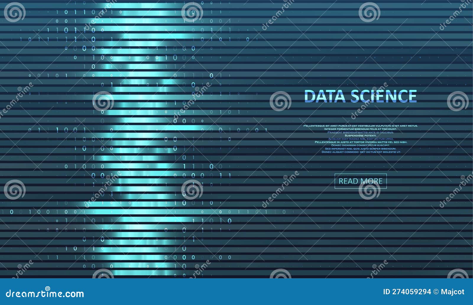 Big Genomic Data Visualization Stock Vector - Illustration of ...