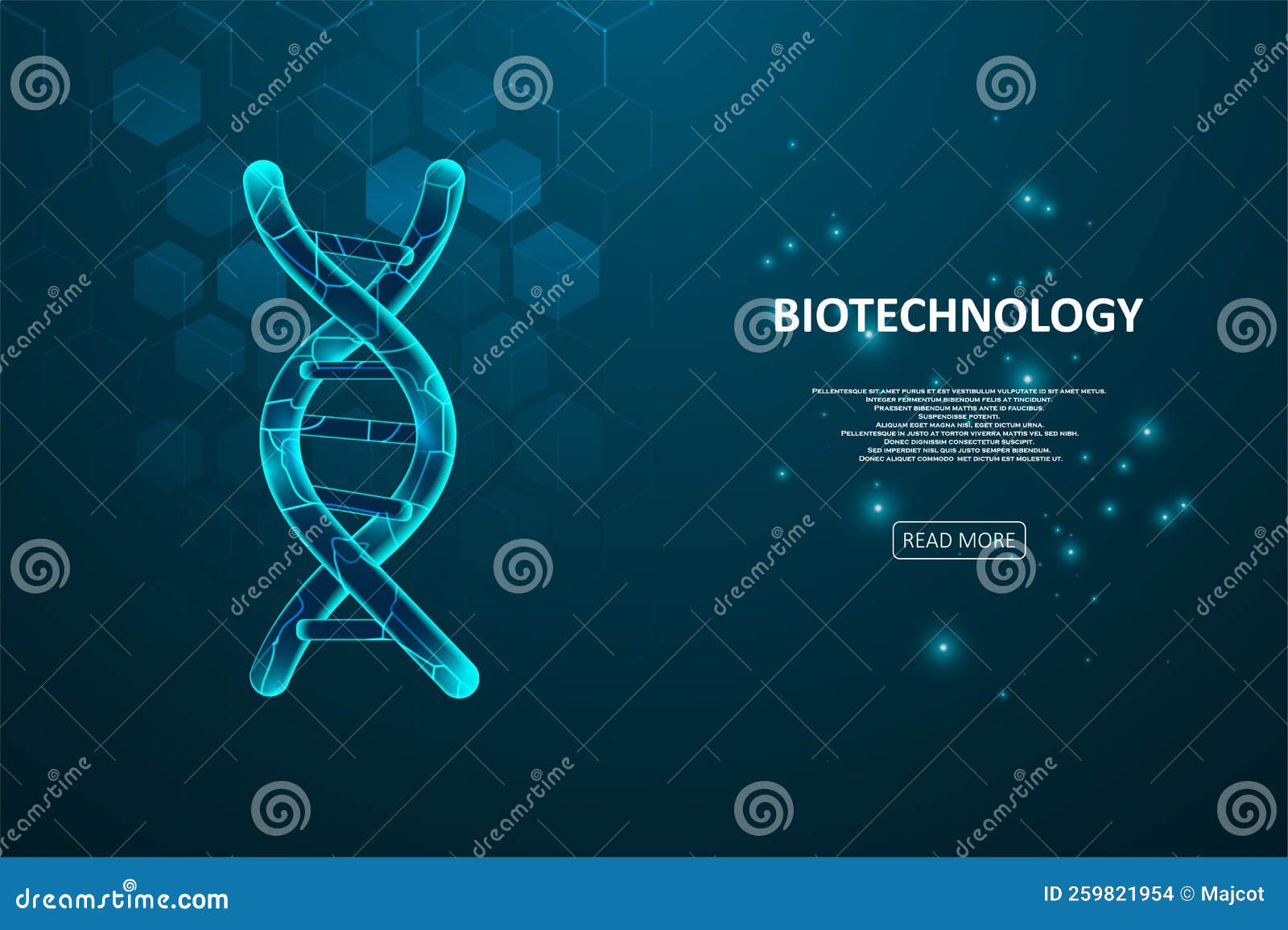 Big Genomic Data Visualization Stock Vector - Illustration of ...