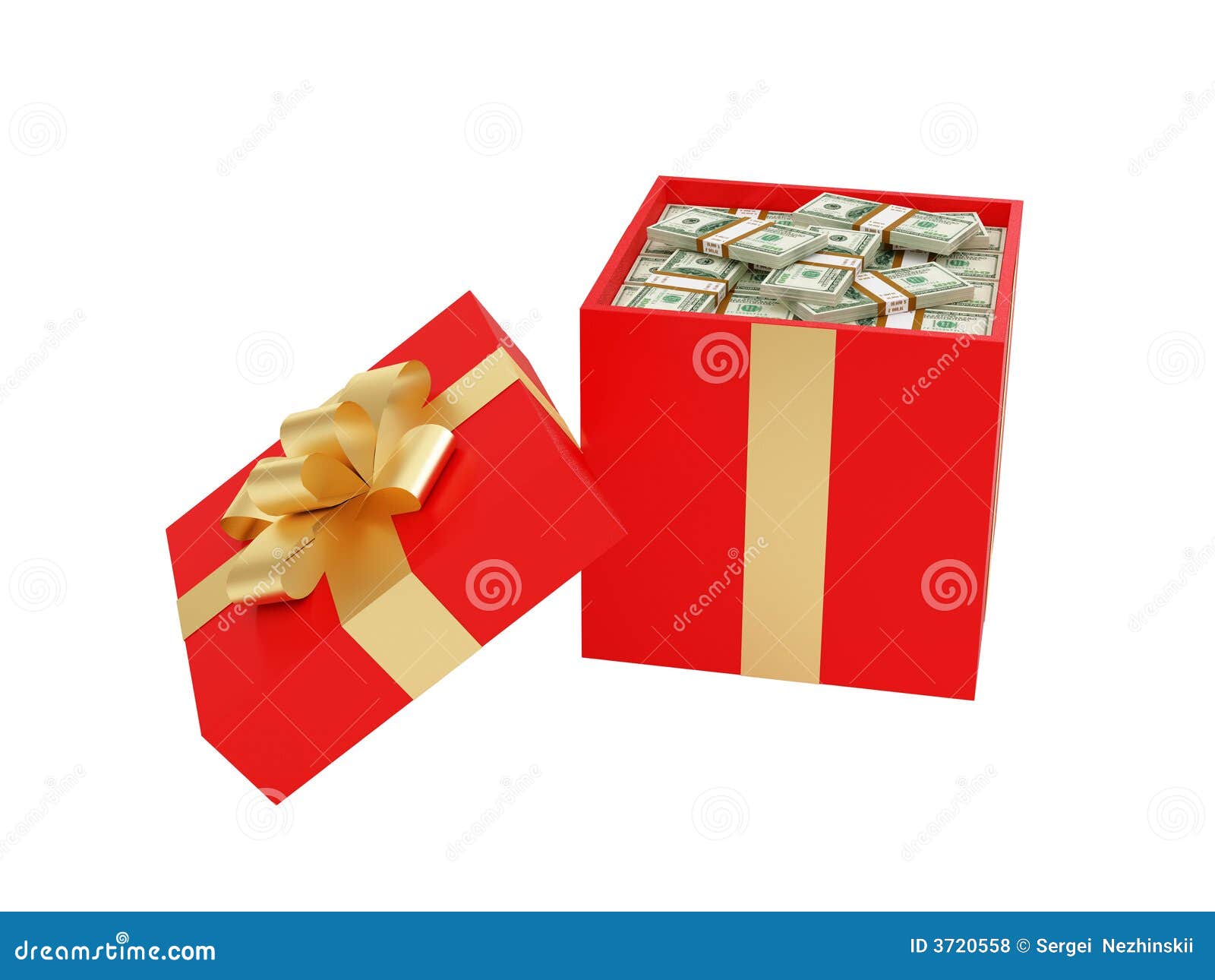 Big gift stock illustration. Illustration of band, gift - 3720558