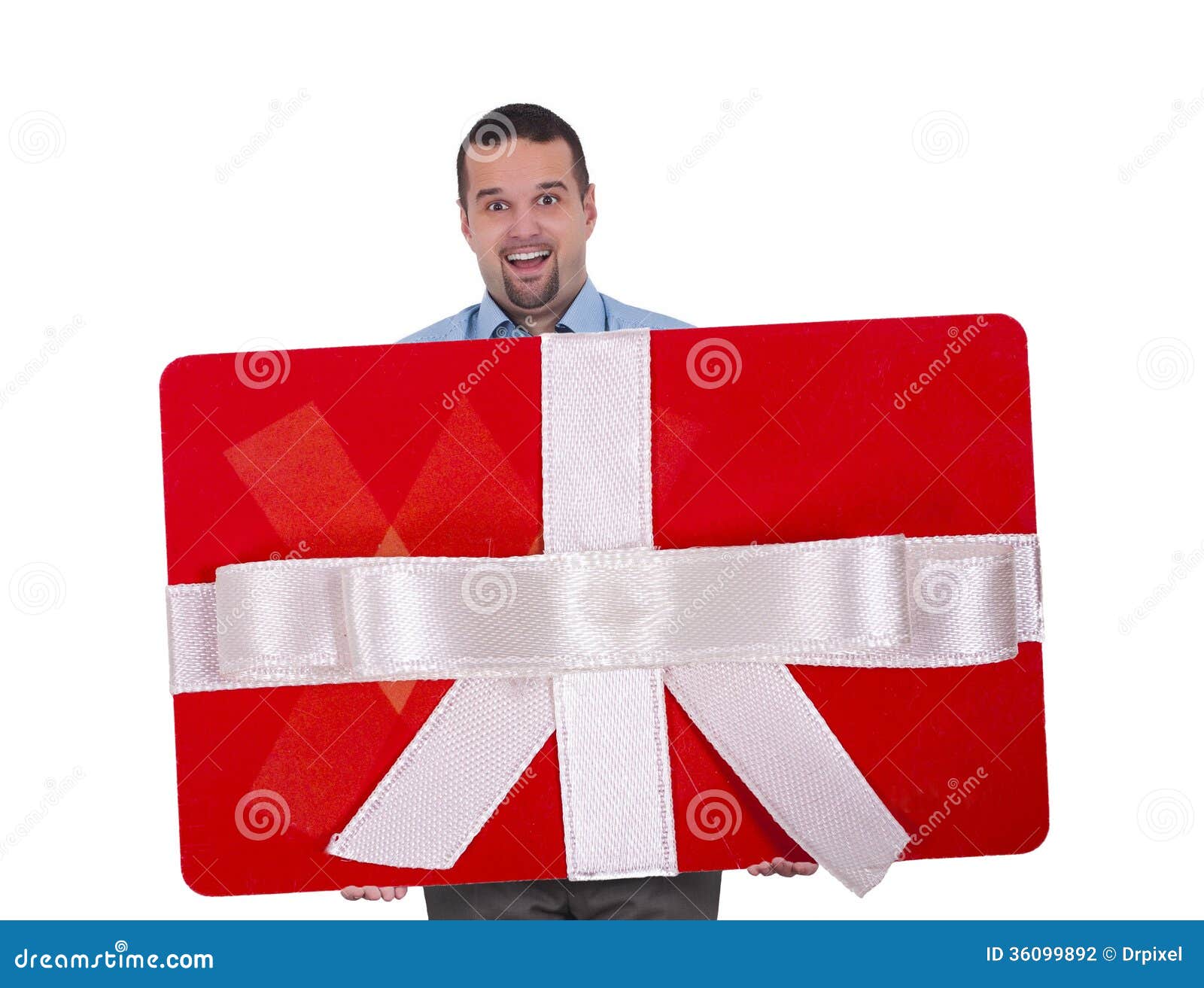Big gift card concept stock photo. Image of ribbon, santa - 36099892