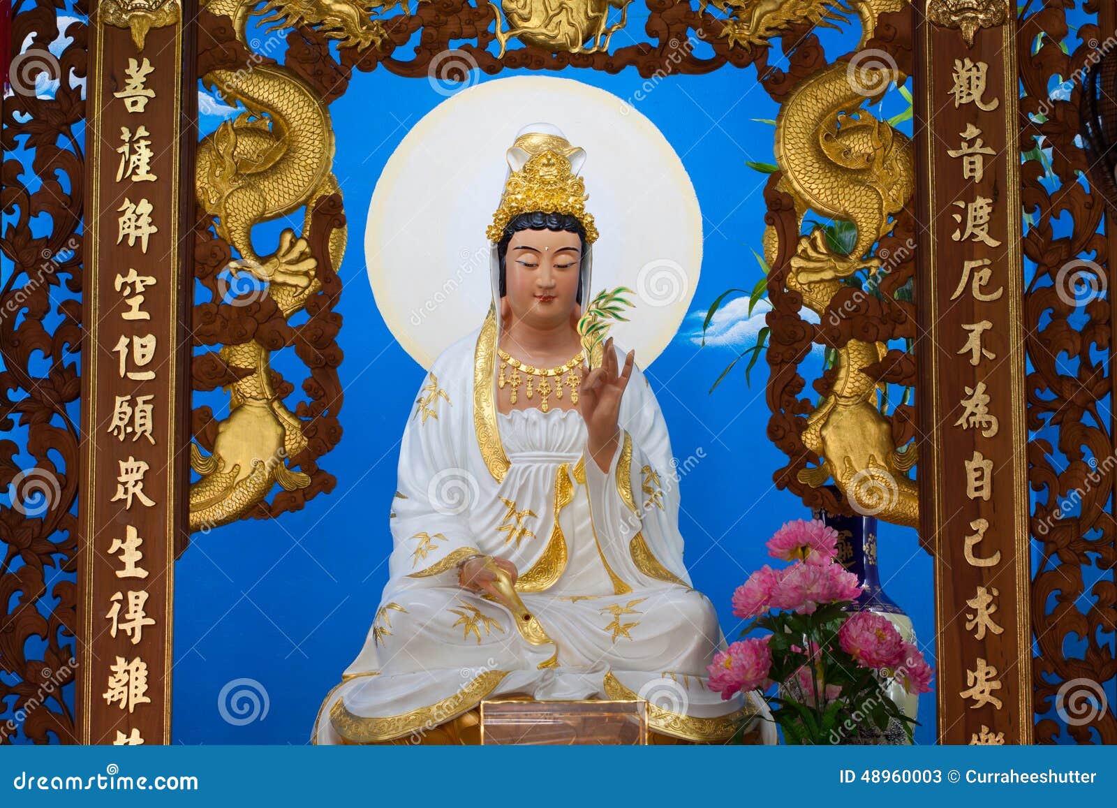 Big of God Guanyin Statue in China Temple. Stock Image - Image of holy ... Big of God Guanyin Statue in China Temple. Stock Image - Image of holy ...