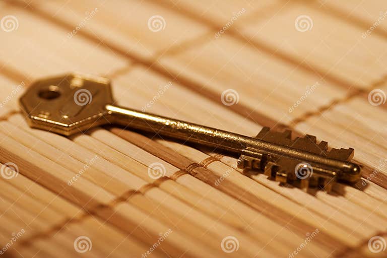 Big gold key stock image. Image of agency, horizontal - 1516093