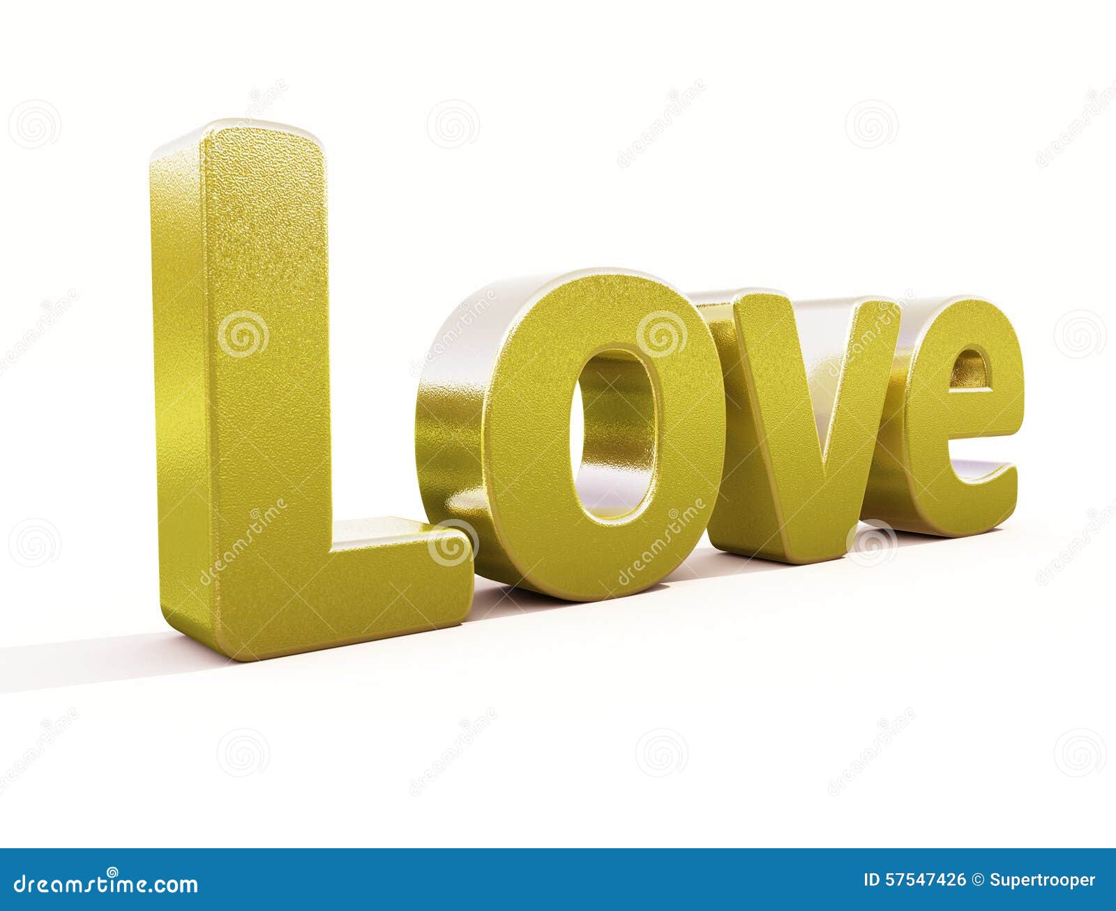 Big gold love stock illustration. Illustration of declaration - 57547426