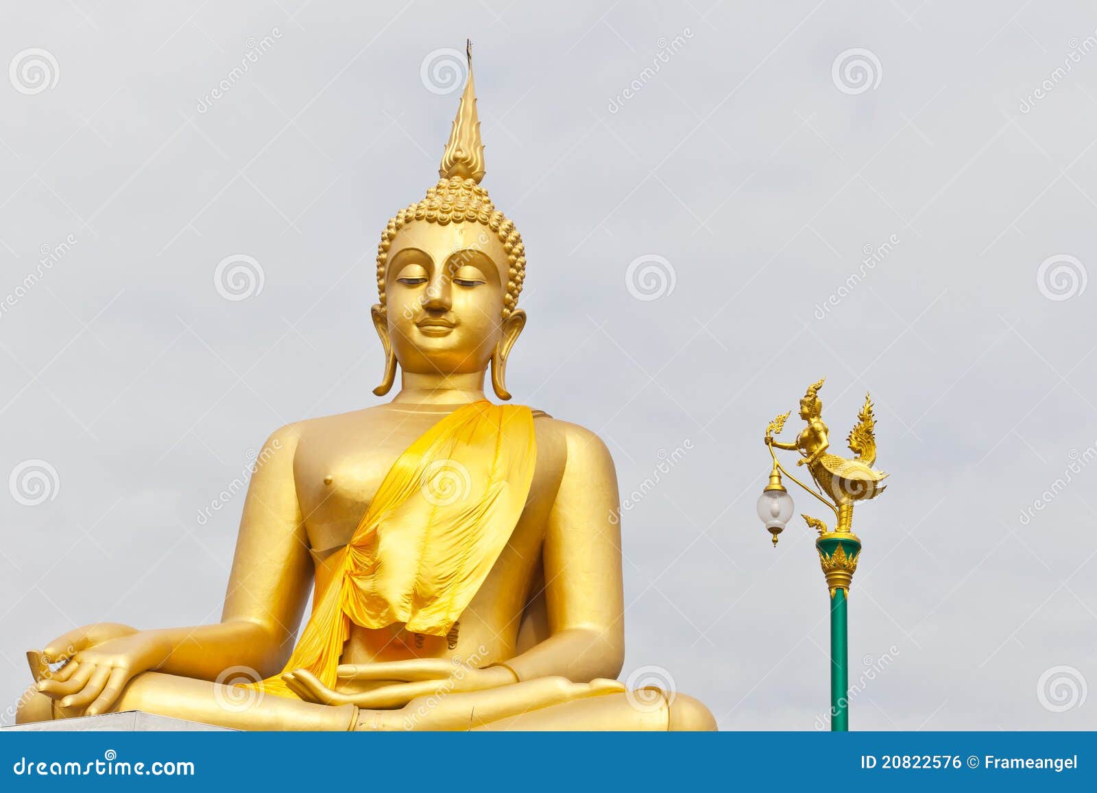 Big Golden Buddha statue stock photo. Image of enlightenment - 20822576 Big Golden Buddha statue stock photo. Image of enlightenment - 20822576