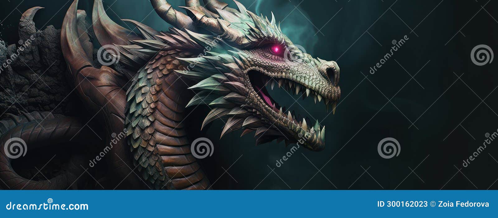 Big Gray Dragon stock image. Image of nature, wild, predator - 300162023