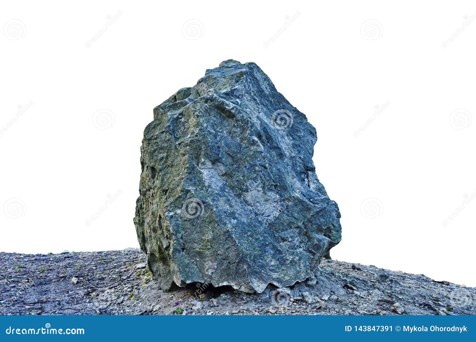 Big gray stone stock image. Image of boulder, concept - 143847391