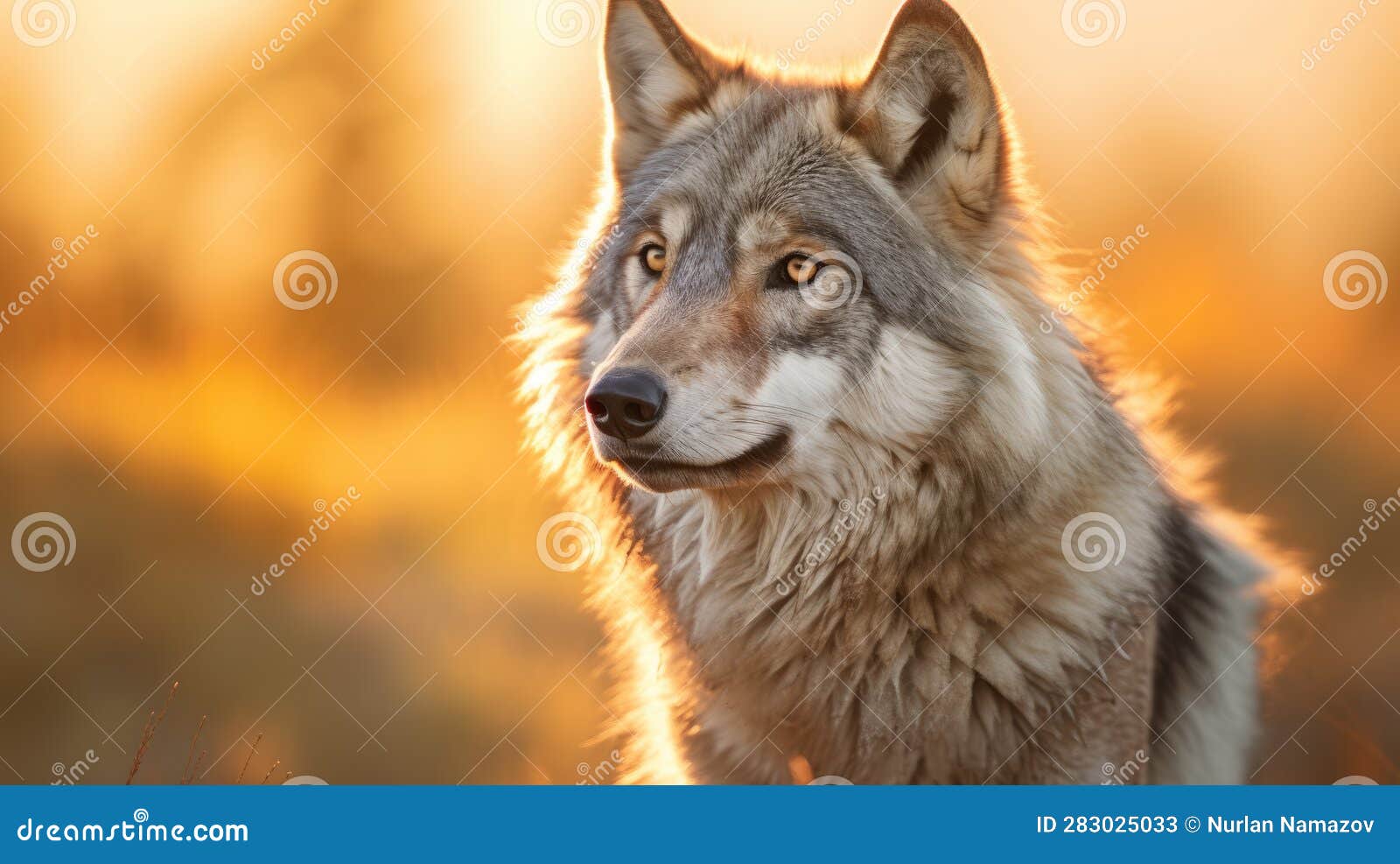Wolf Side View Head Icon Cartoon Vector | CartoonDealer.com #227992083