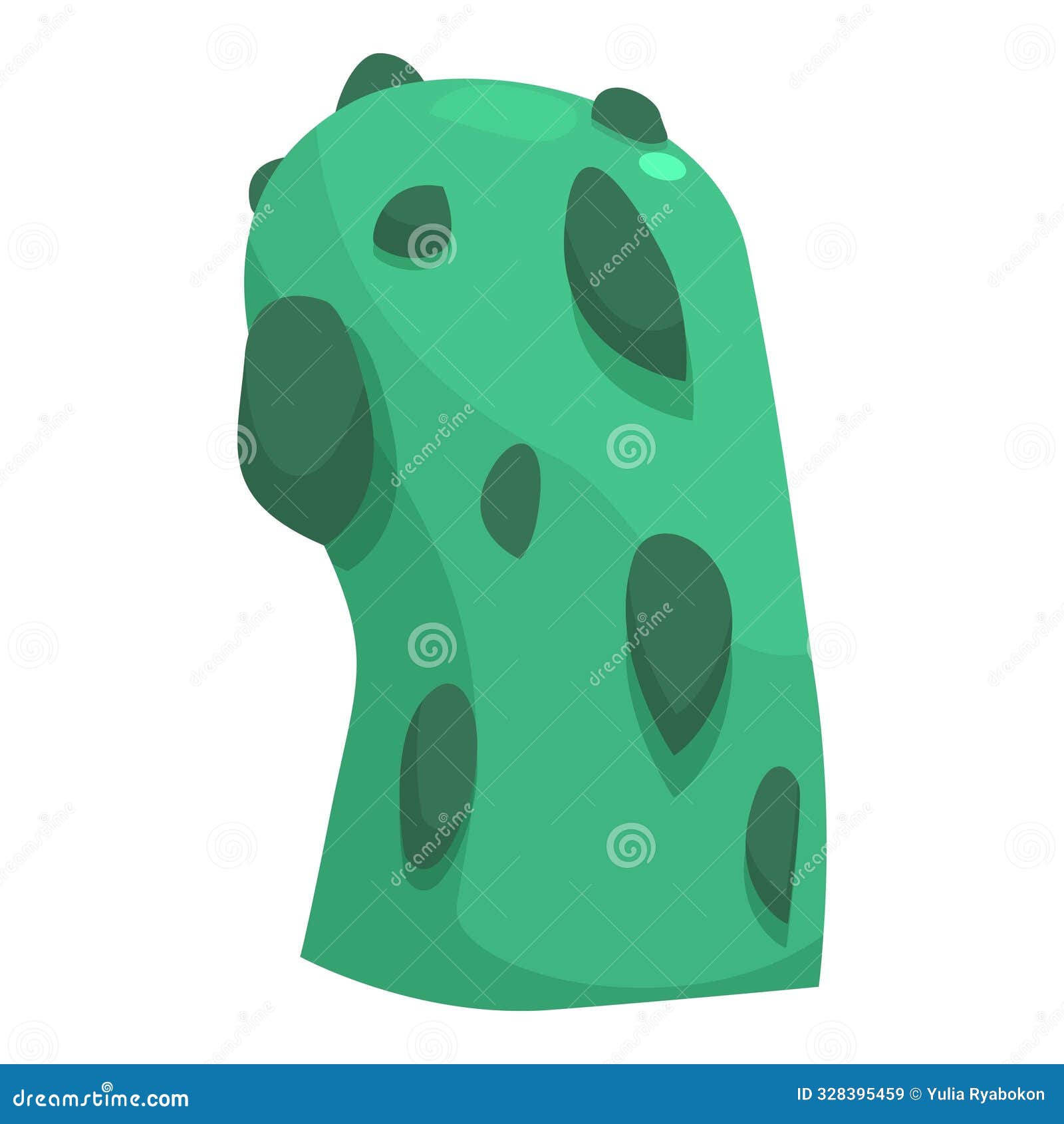 Big Green Asteroid Floating in Space with Dark Craters Stock ... Big Green Asteroid Floating in Space with Dark Craters Stock ...